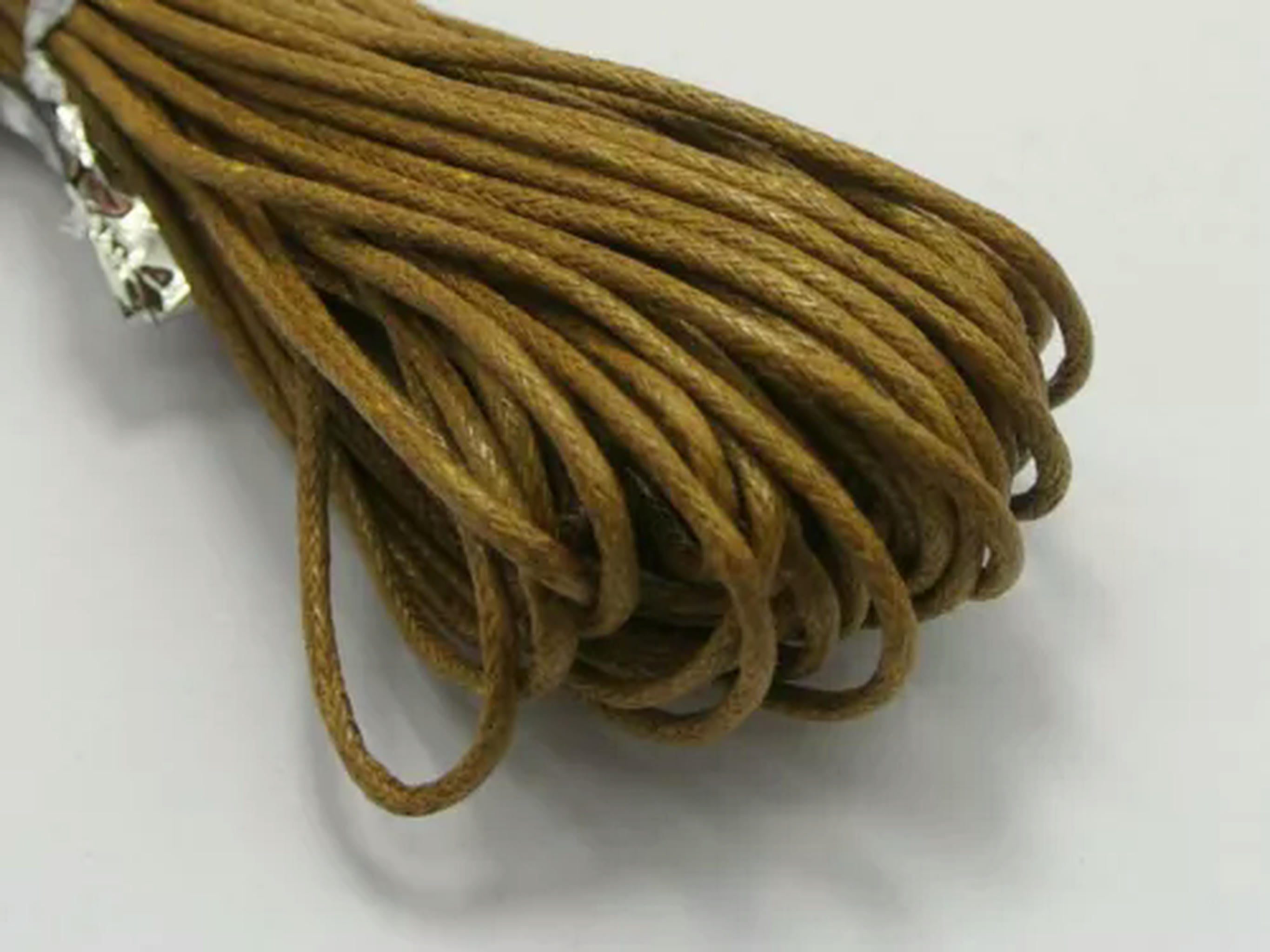 U8MO 50 Meters Waxed Cotton Beading Cord 1.5mm Macrame Jewelry Making ...