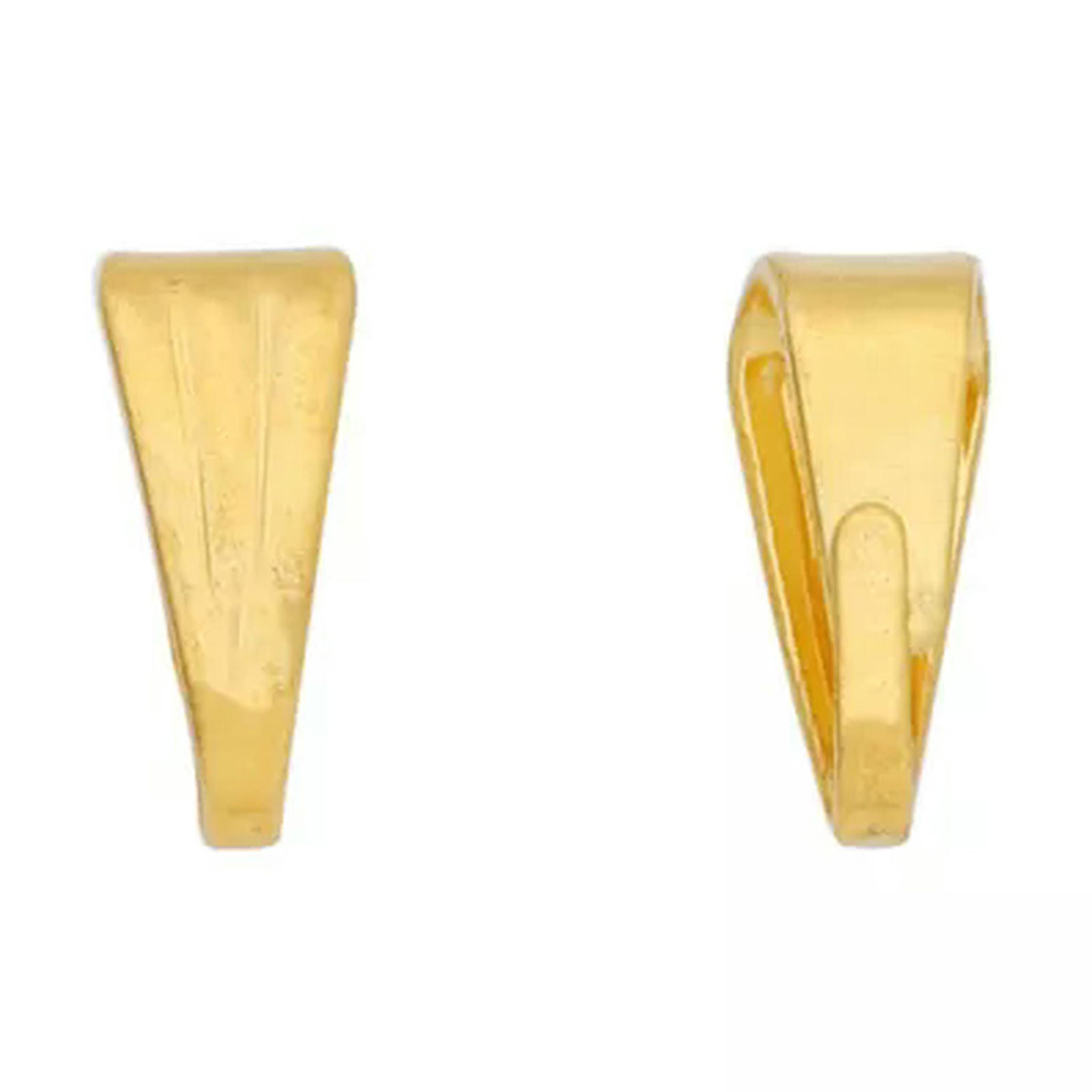 U8MO 500pcs Metal Snap Bail Hook Pinch Clip Bail Pendant Necklace ...