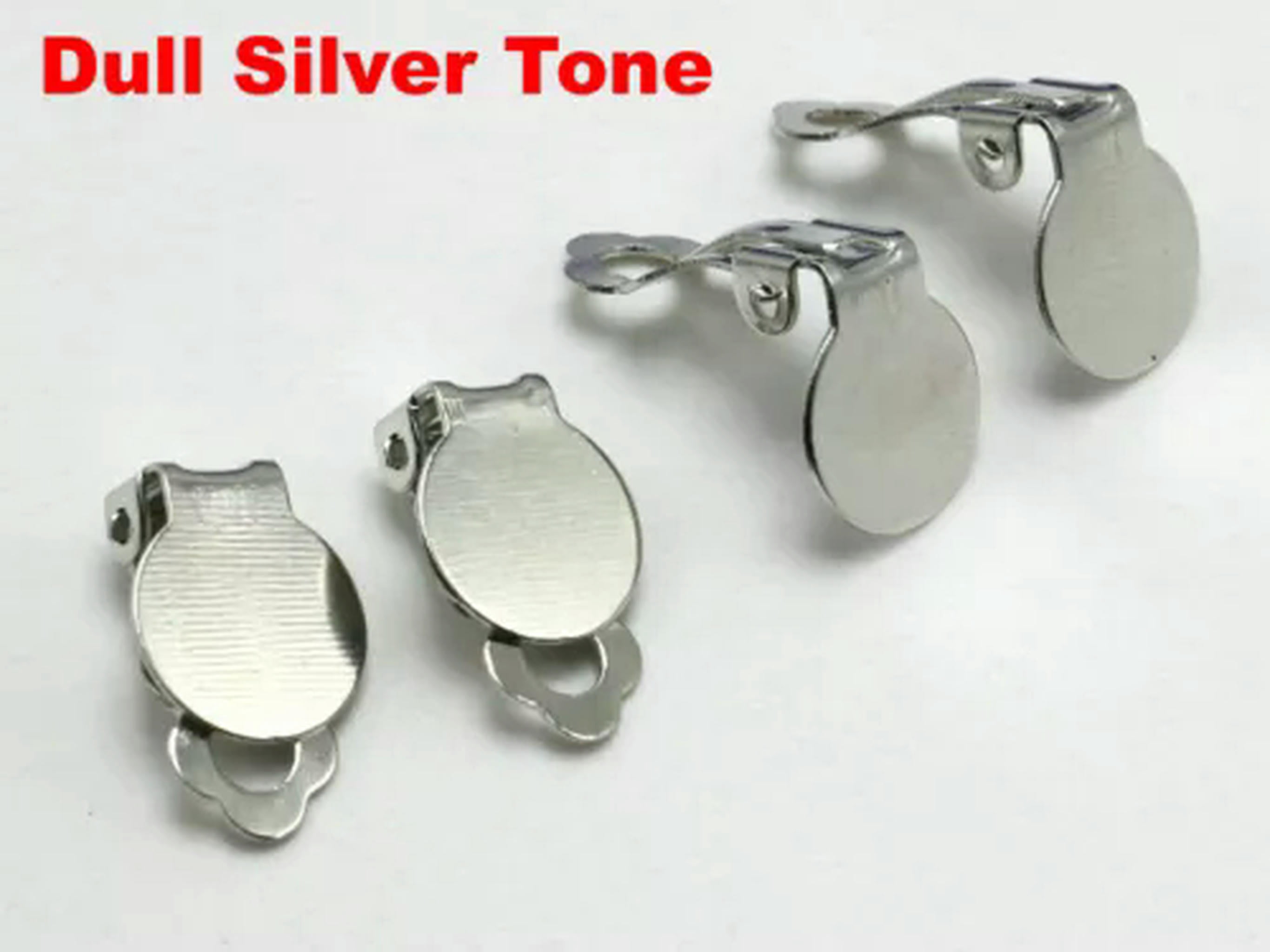 U8MO 50Pcs Clip On Ear Snap Earring with 10mm Pad Lever Back Jewelry ...