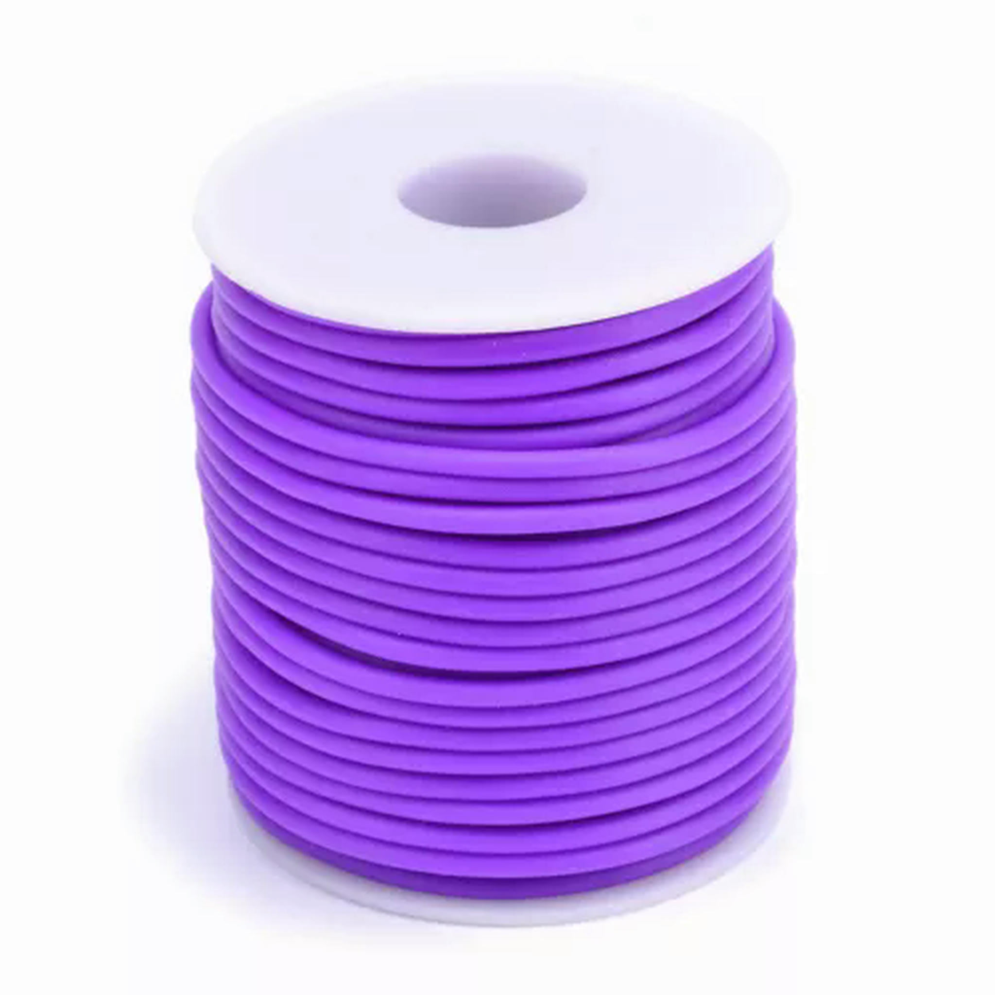 U8MO 50m/roll Hollow Pipe PVC Tubular Rubber Cord Thread Wrapping ...