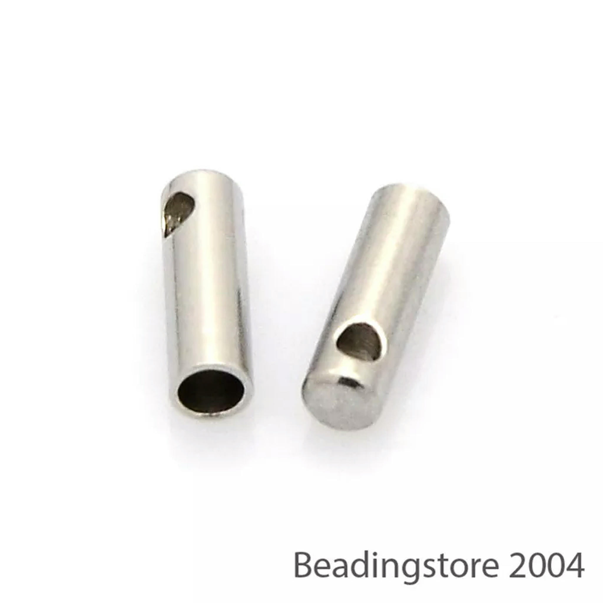 U8MO 50pcs 304 Stainless Steel Tube Cord Ends Crimp End Tips ...