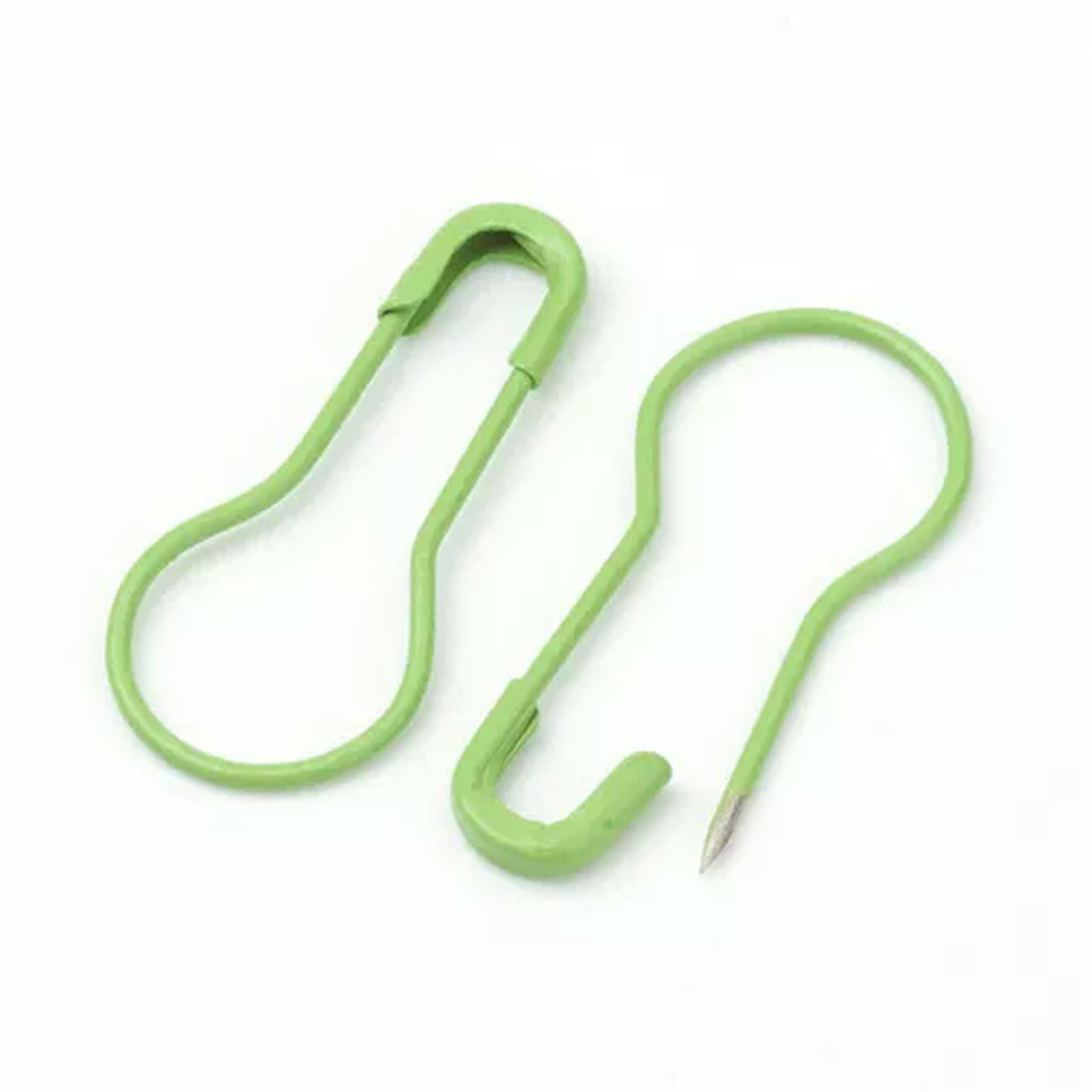 U8MO 50pcs Colorful Iron Calabash Pins Knitting Stitch Marker Safety ...