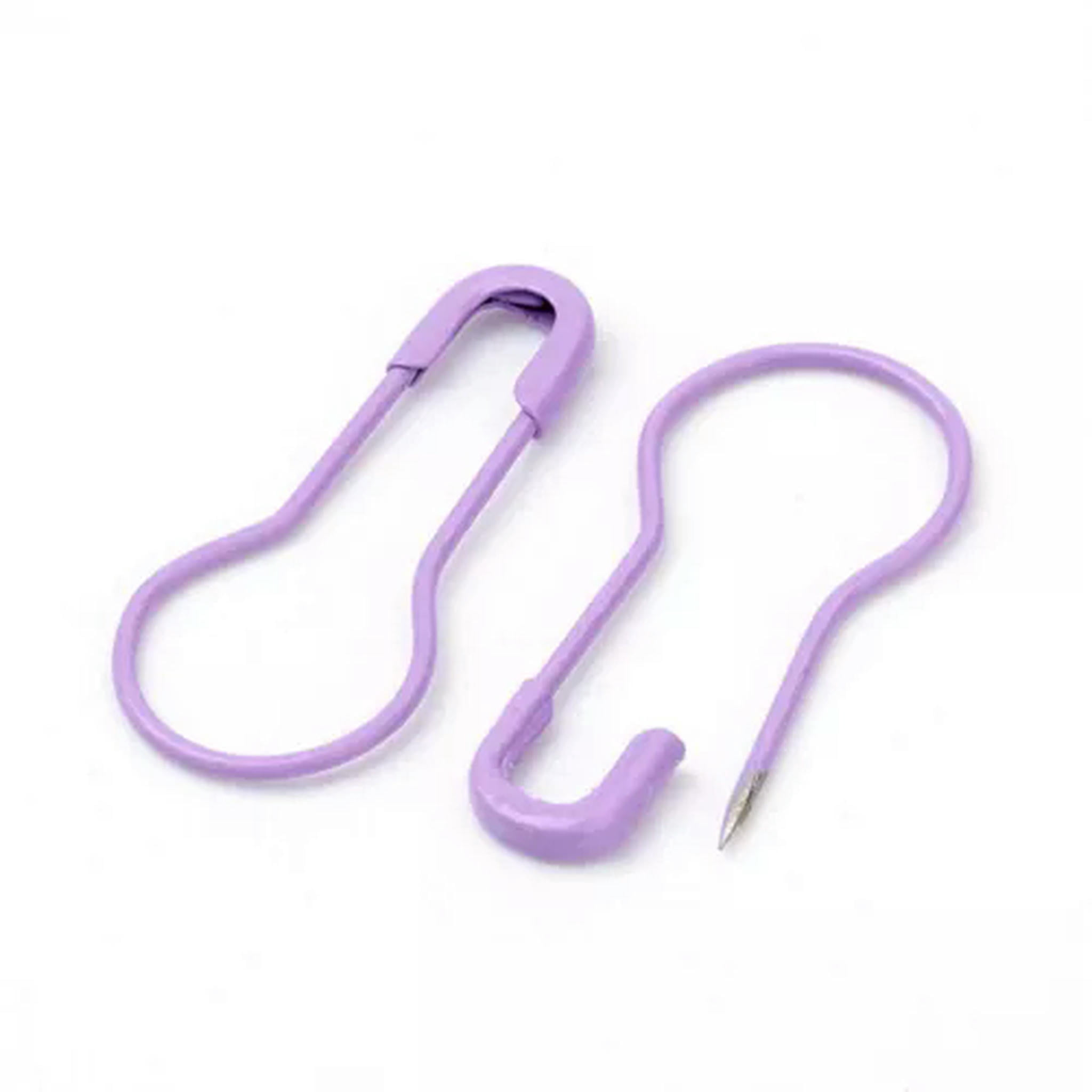 U8MO 50pcs Colorful Iron Calabash Pins Knitting Stitch Marker Safety ...