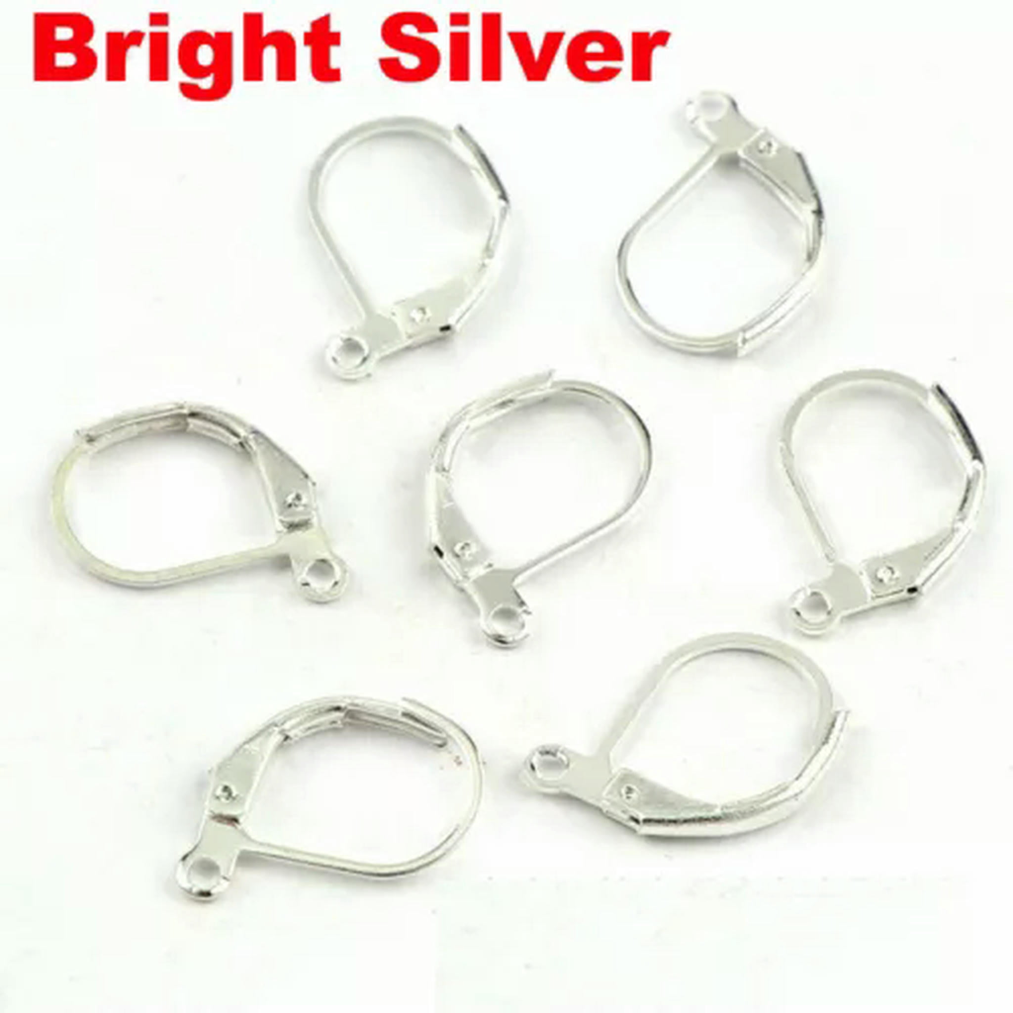 U8MO 50pcs French Lever Back Earwire Ear Wire Earring Hook with Hoop ...