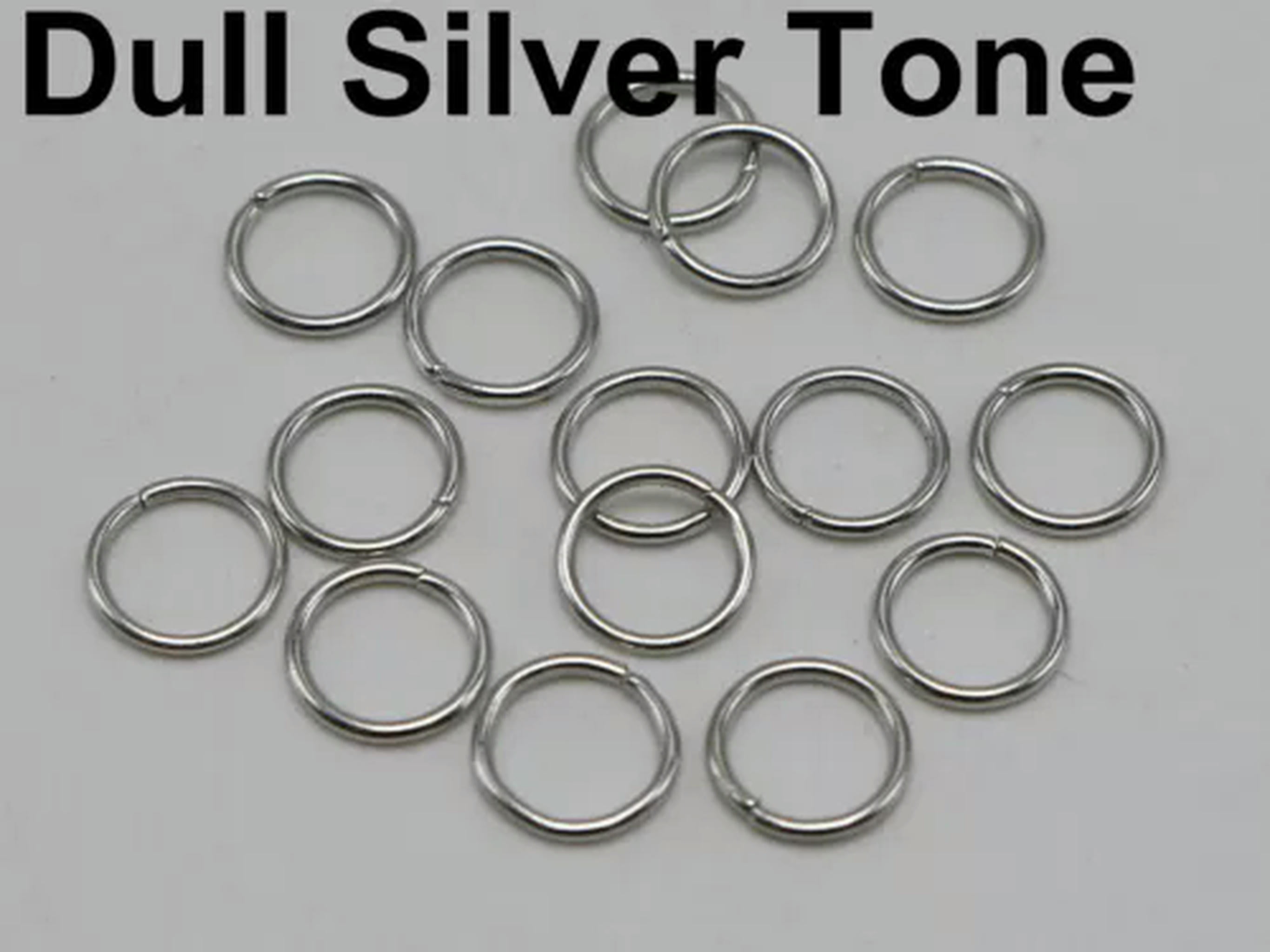 U8MO 600 Metal Open Jump Ring 8X1mm Round Loop O-Ring Link Connector ...