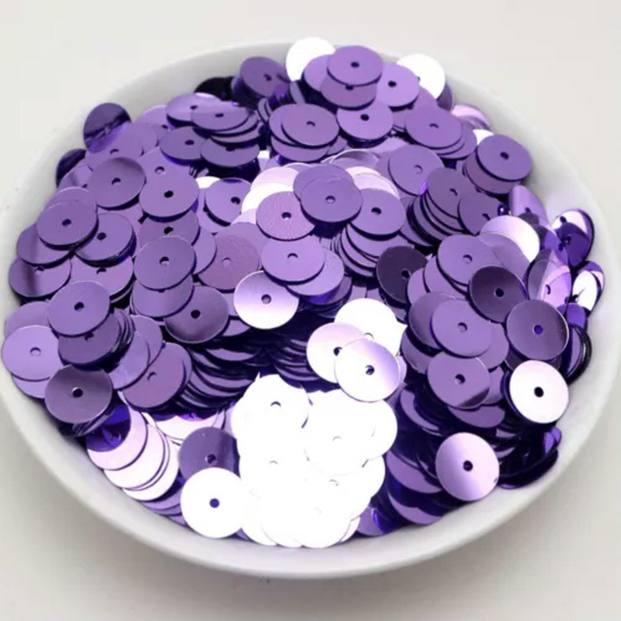 U8MO 60Gram 5mm 6mm 8mm 10mm 12mm Flat Round Loose Sequins Paillettes ...