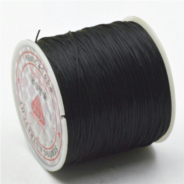 U8MO 60M/Roll Jewelry Making Strong Elastic String Crystal Transparent ...