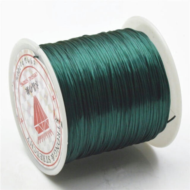 U8MO 60M/Roll Jewelry Making Strong Elastic String Crystal Transparent ...