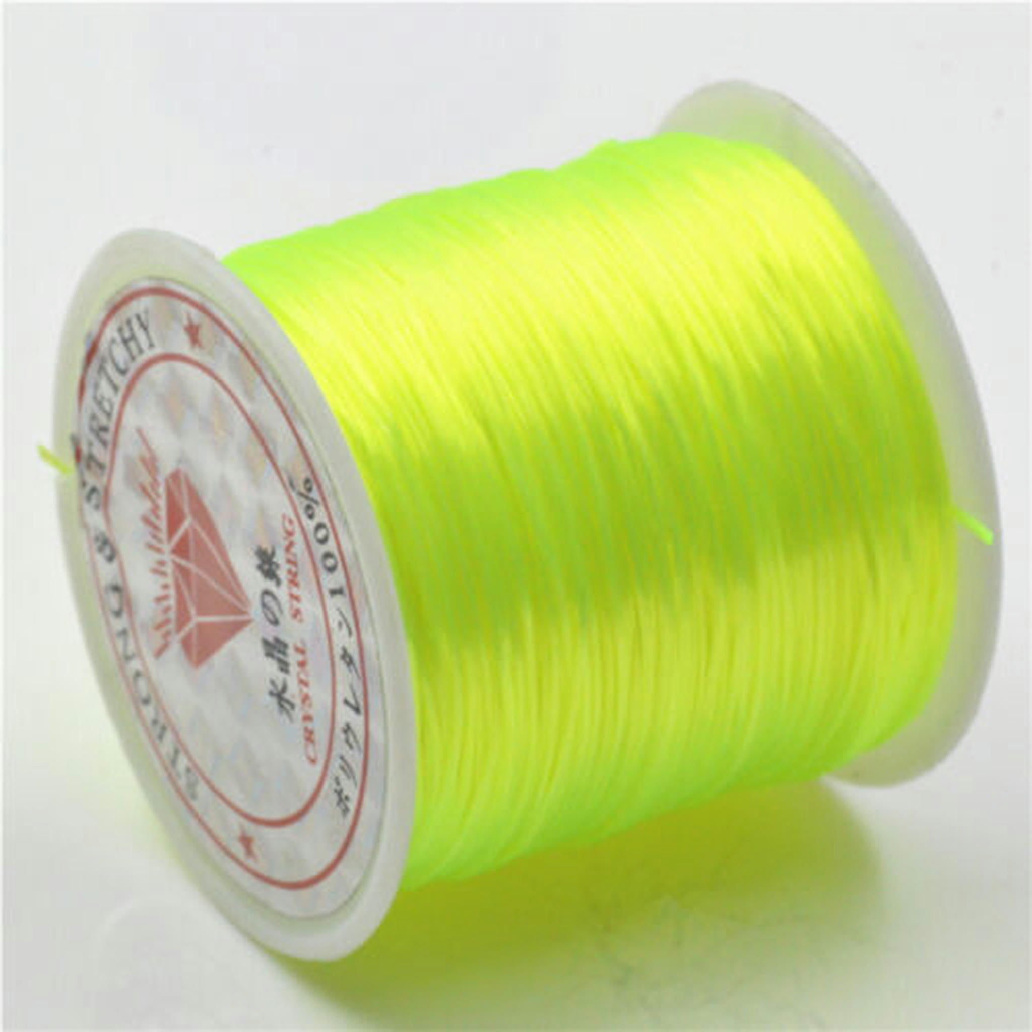 U8MO 60M/Roll Jewelry Making Strong Elastic String Crystal Transparent ...