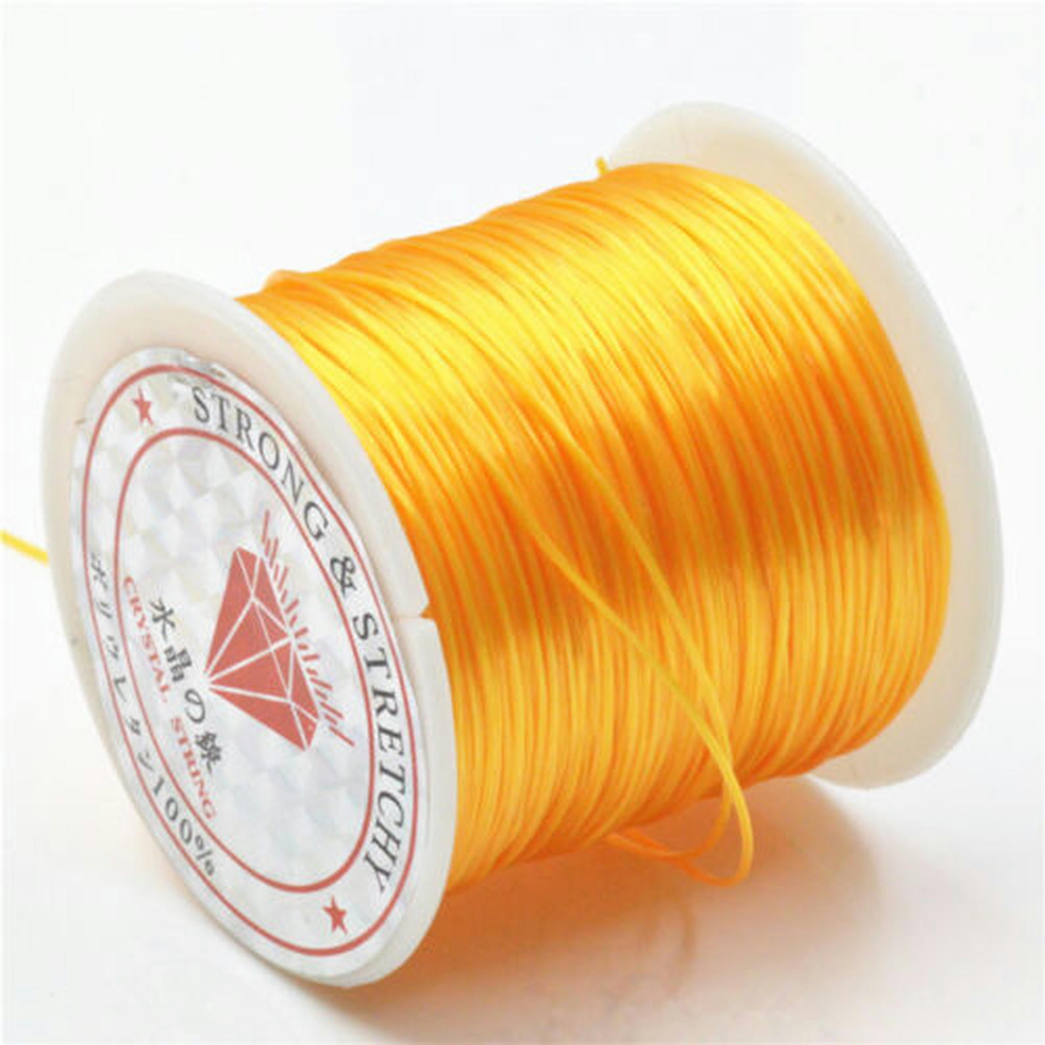 U8MO 60M/Roll Jewelry Making Strong Elastic String Crystal Transparent ...