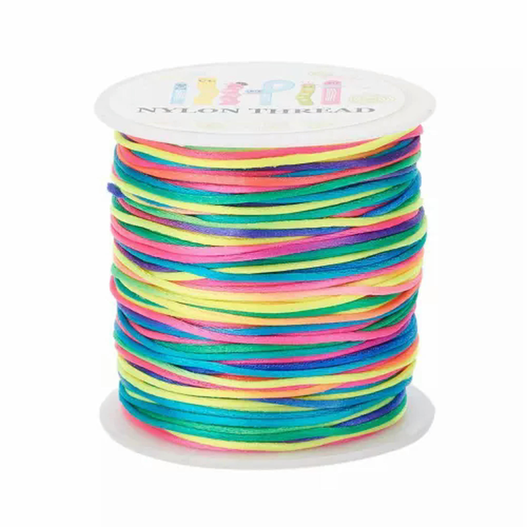 U8MO 70m/roll Nylon Thread Rattail Satin Cord Chinese Knot Craft ...
