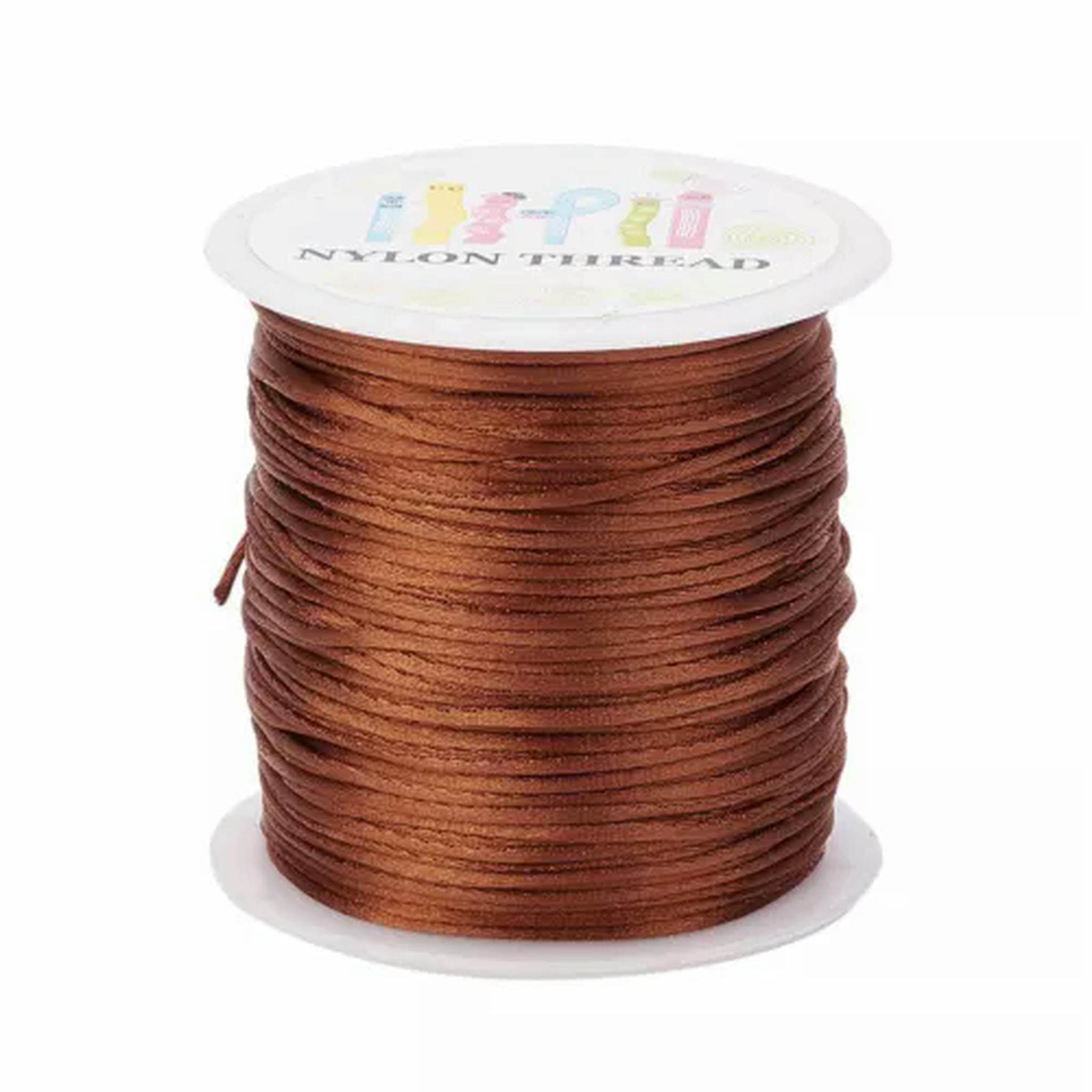 U8MO 70m/roll Nylon Thread Rattail Satin Cord Chinese Knot Craft ...