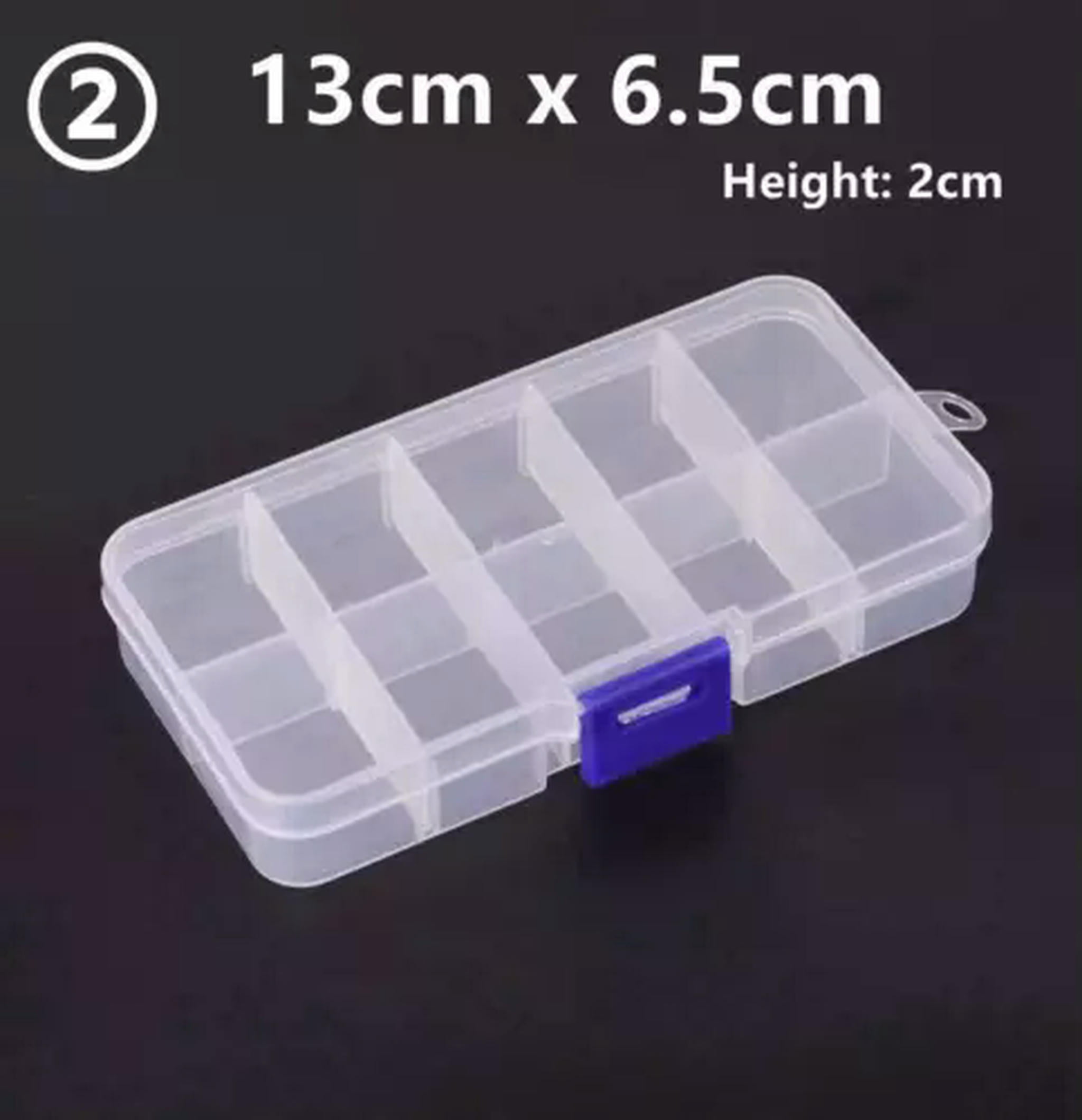 U8MO 8/10/15/24/36 Removable Compartment Organizer Container Bead ...