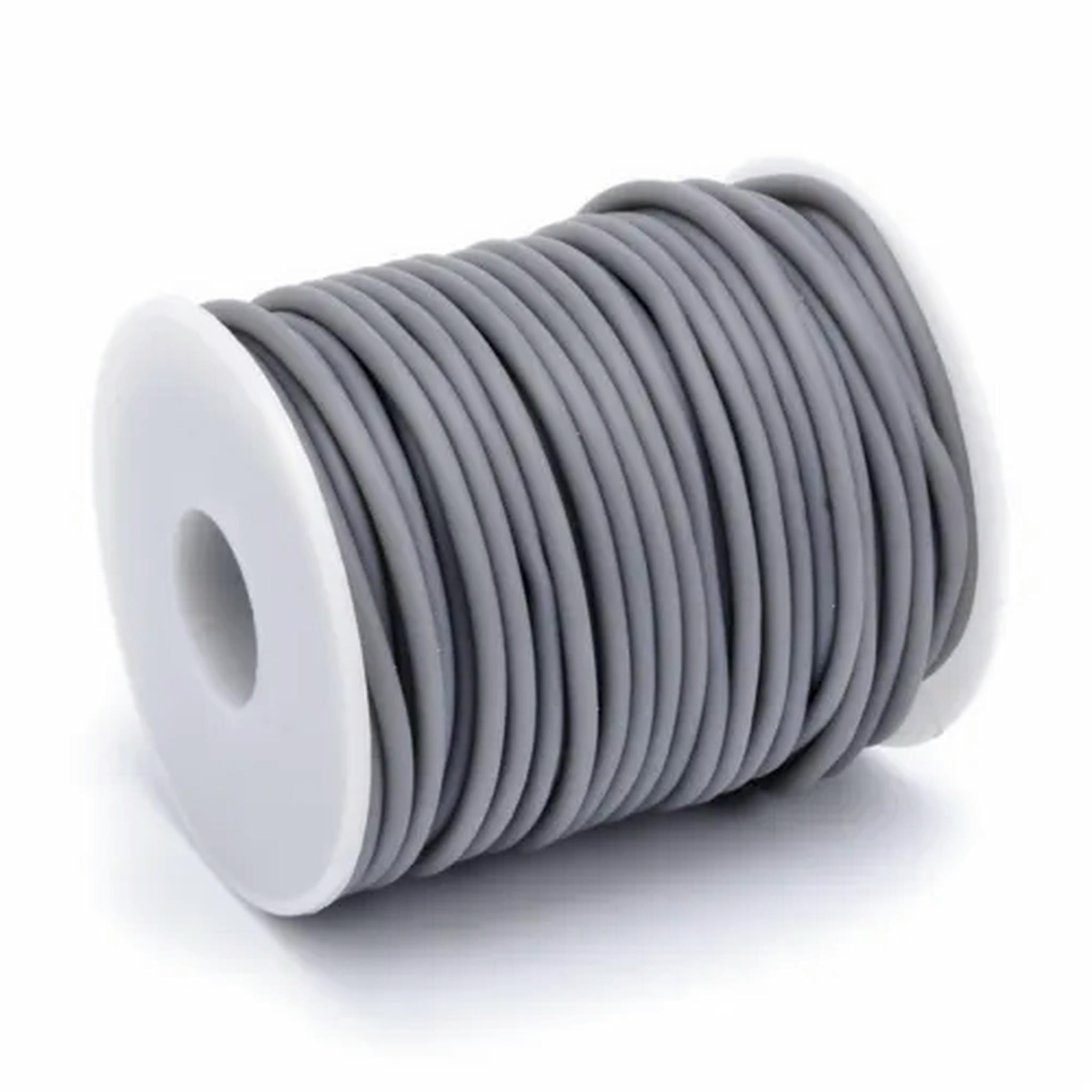 U8MO 85ft/Roll Colorful Hollow PVC Tubular Rubber Cords Jewelry String ...