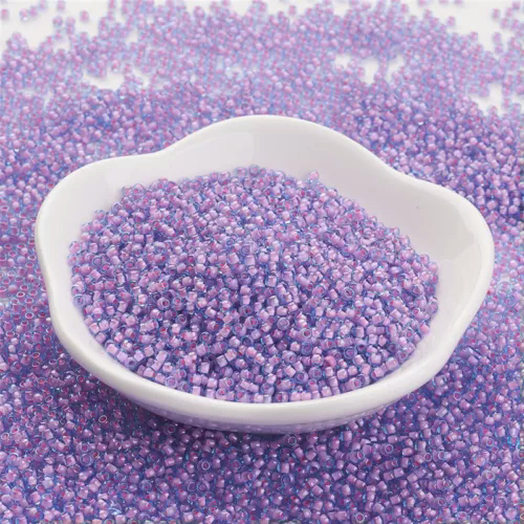 U8MO 900pc/10g Japanese Glass Spacer Beads Tiny Loose Beads 11/0 Inside ...