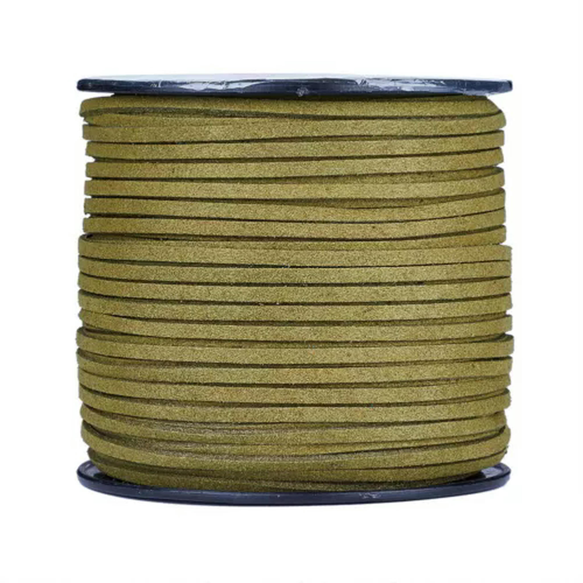 U8MO 98.43yards/roll Flat Faux Suede Lace Cord Crafting Thread Beading ...