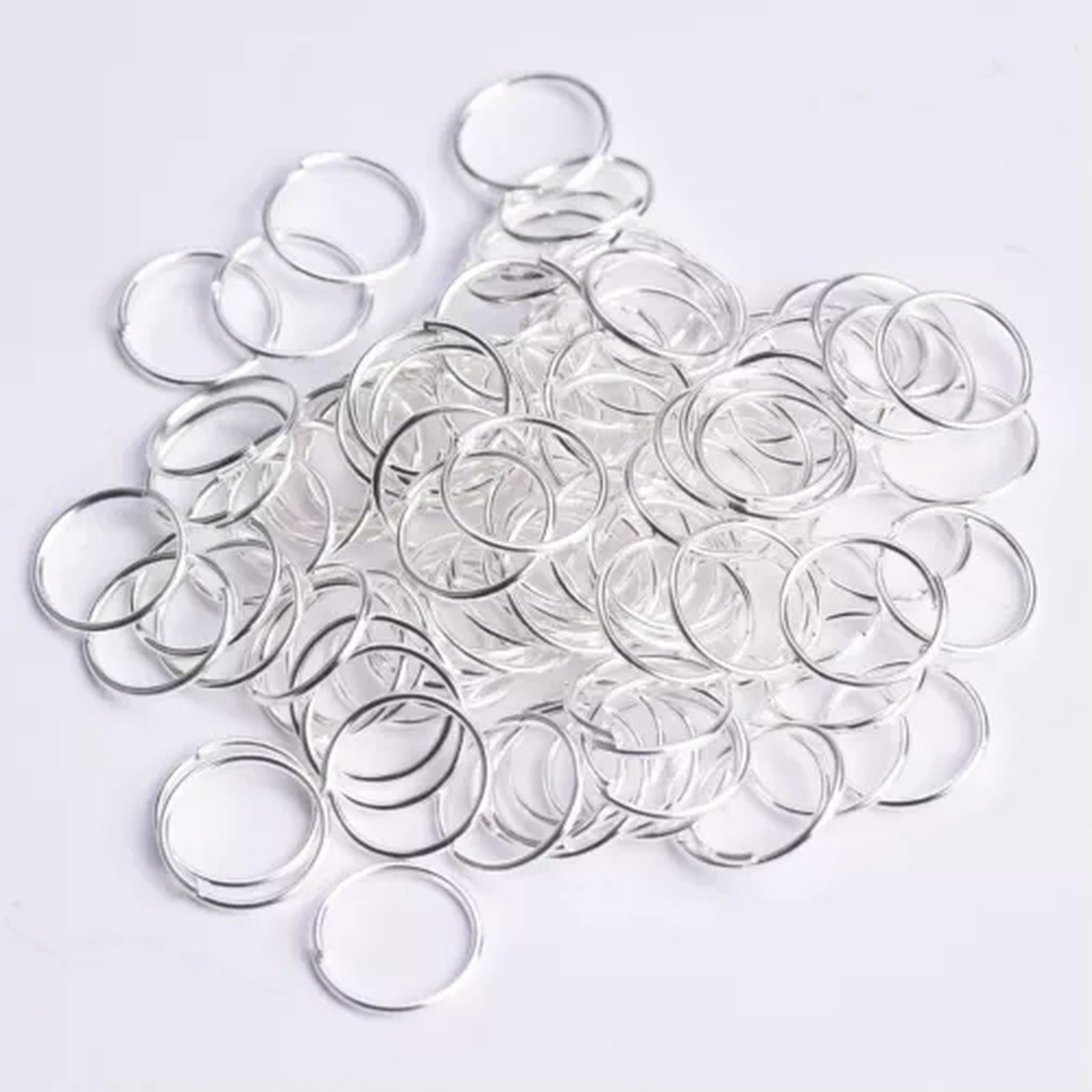 U8MO Gold/Silver/Bronze/Black Metal Jump Rings Split Rings 4/5/6/7/8/10 ...