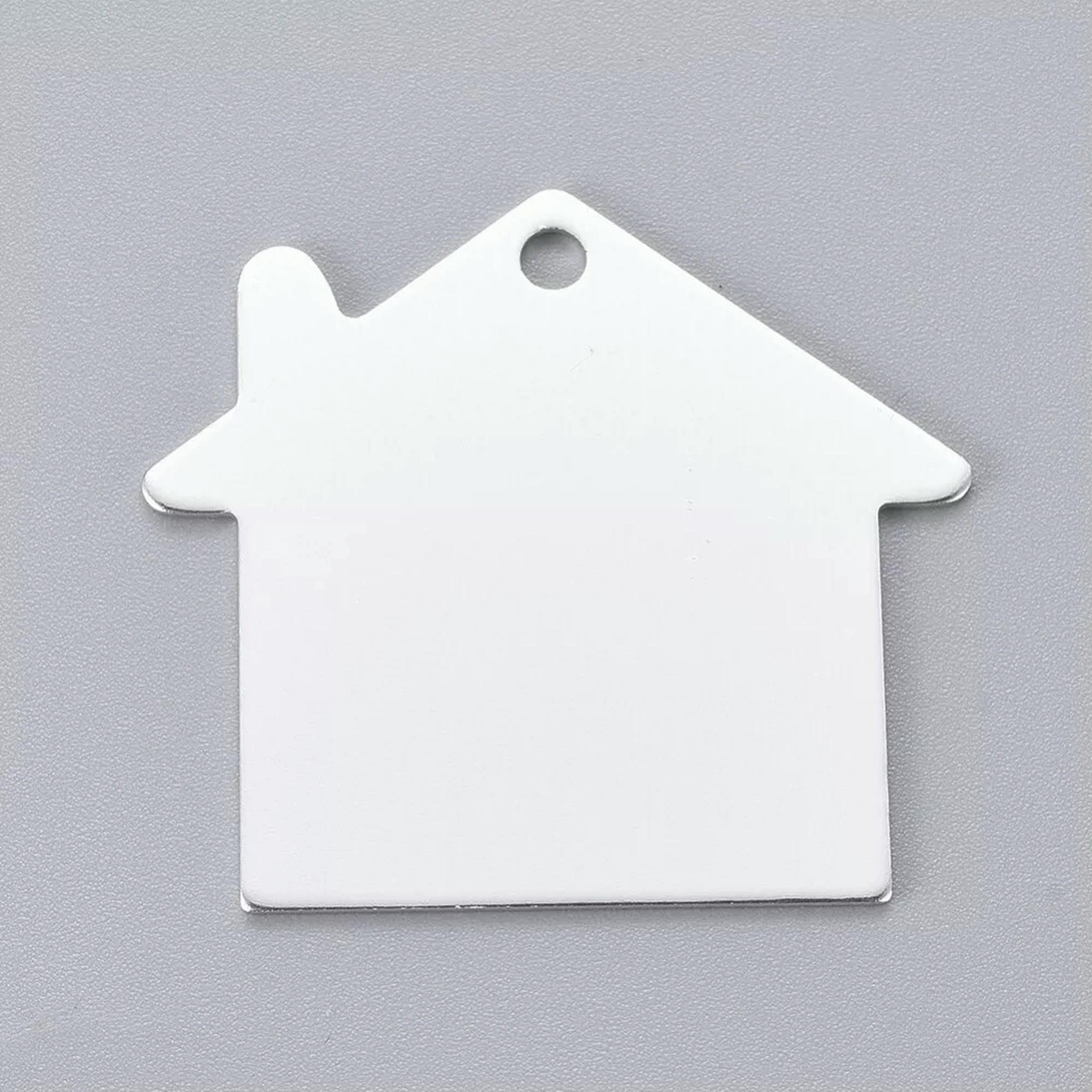 U8MO House Stamping Blank Metal Punching Silver Aluminum Tag Hand Stamp ...