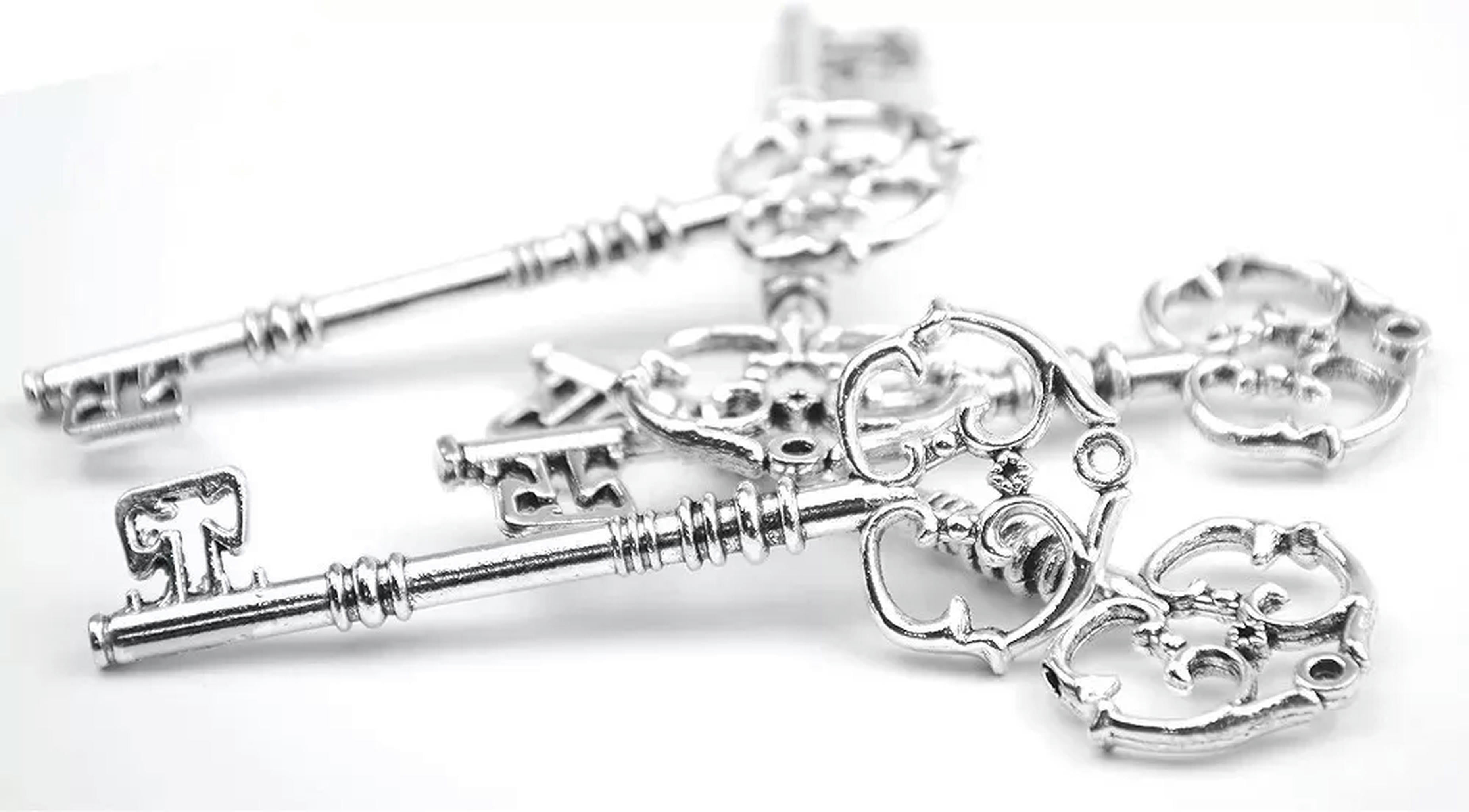Silver Skeleton Keys