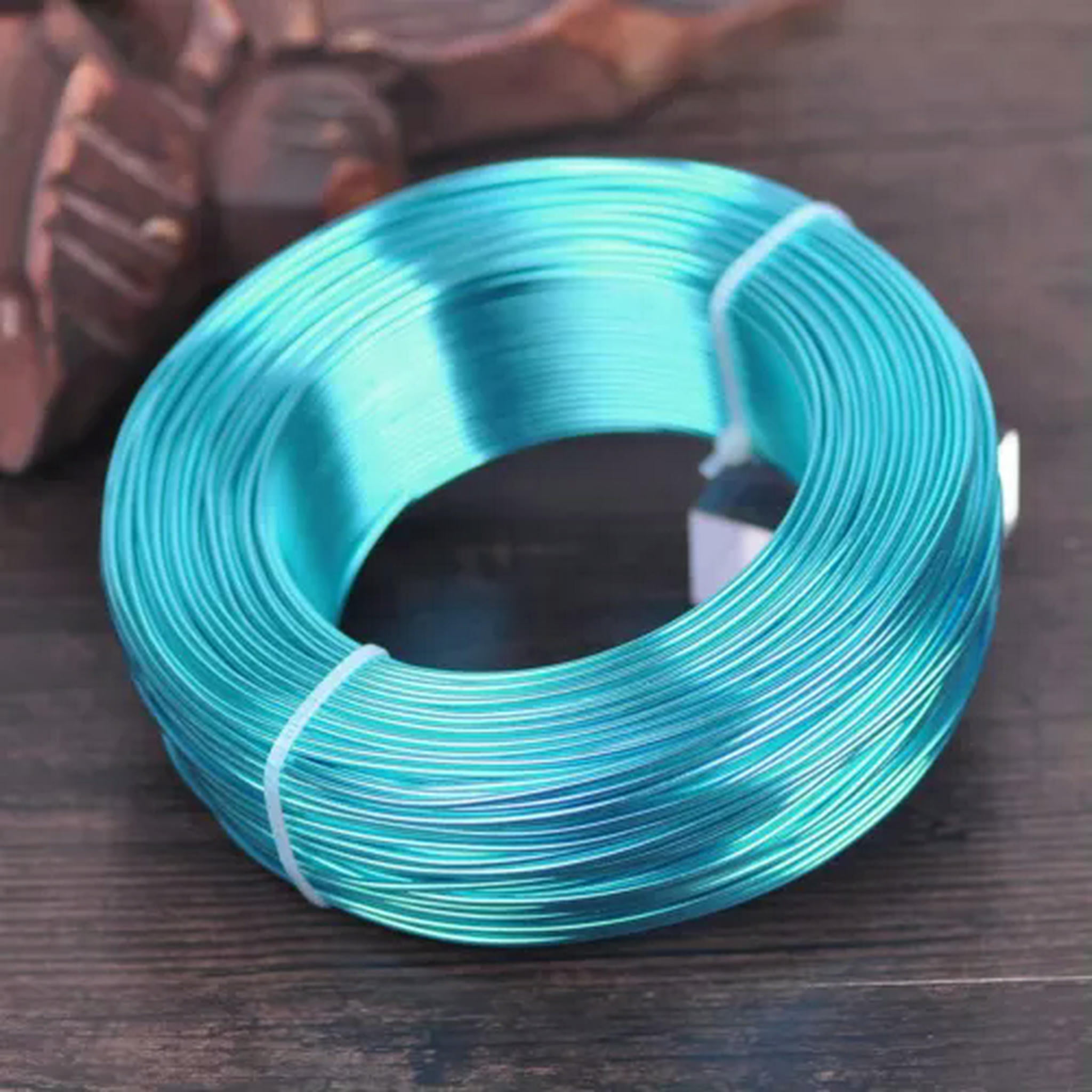 U8MO Large Roll Colorful Soft Aluminum Metal Beadding Wire Tiger Tail ...