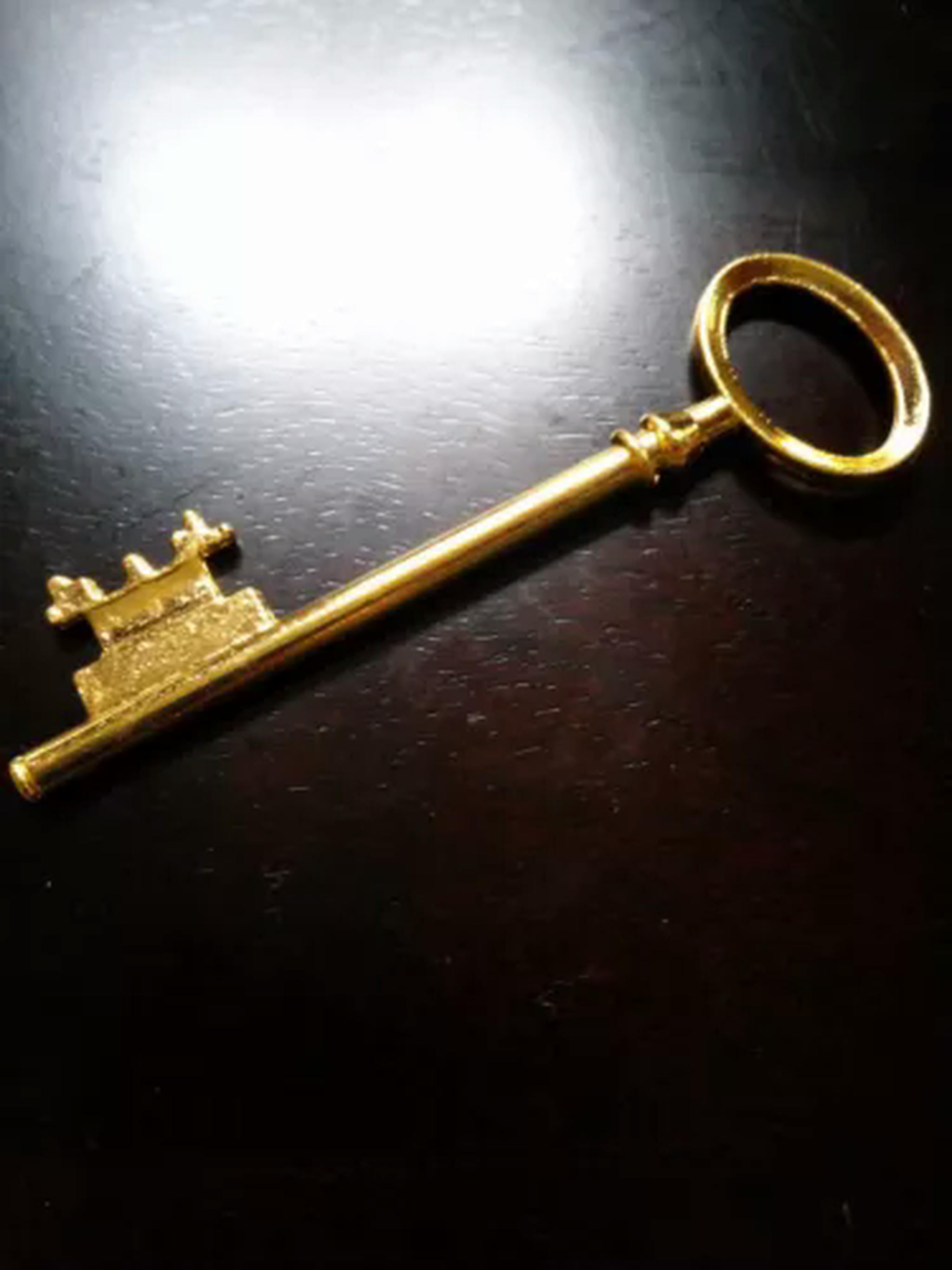 U8MO Large Skeleton Keys Steampunk Key Pendants Gold Keys 3 Inch 1/5/10 ...