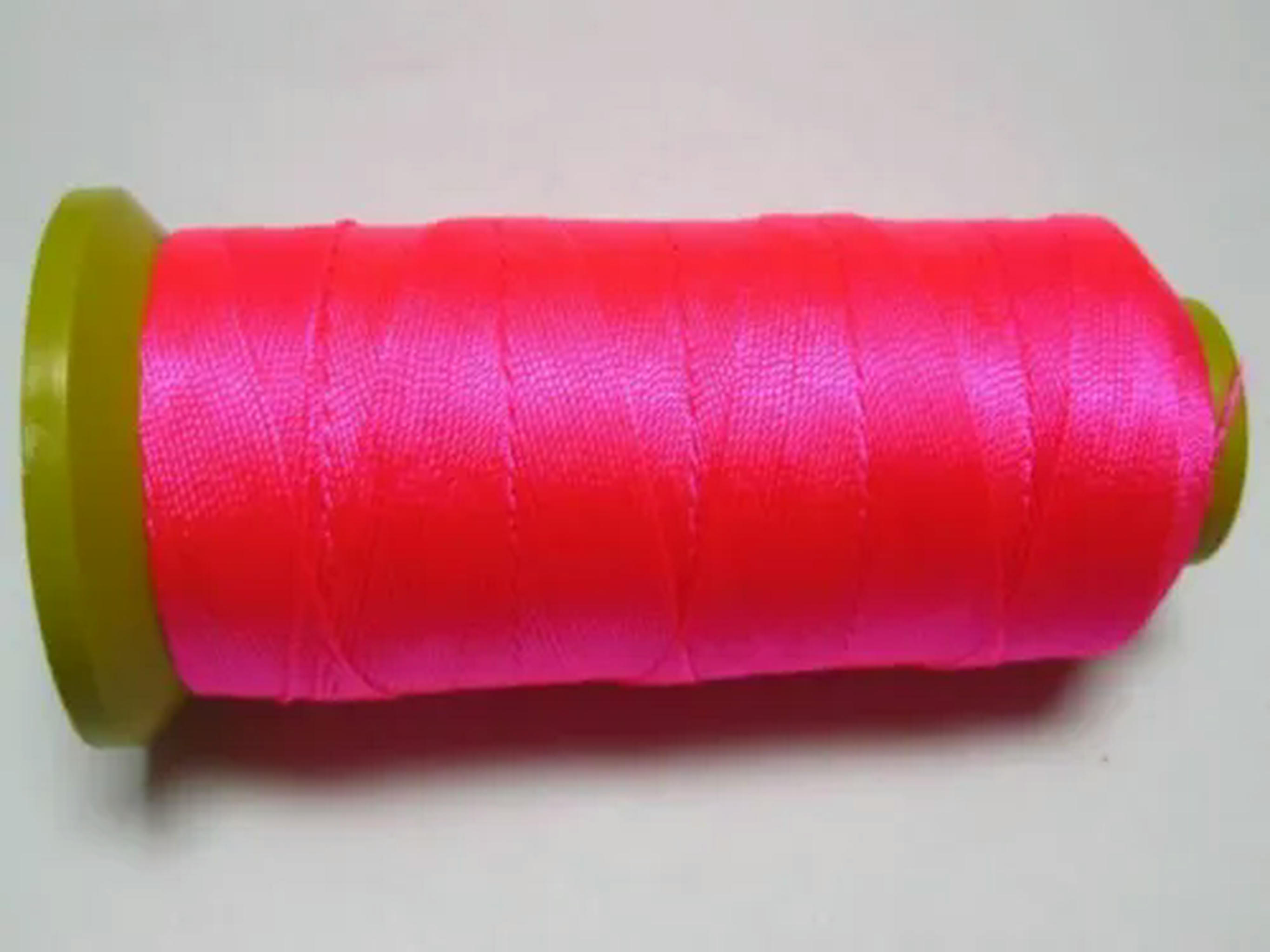 U8MO One Spool Bright Pink Nylon Beading Thread String 210D/12,9,6,3 ...