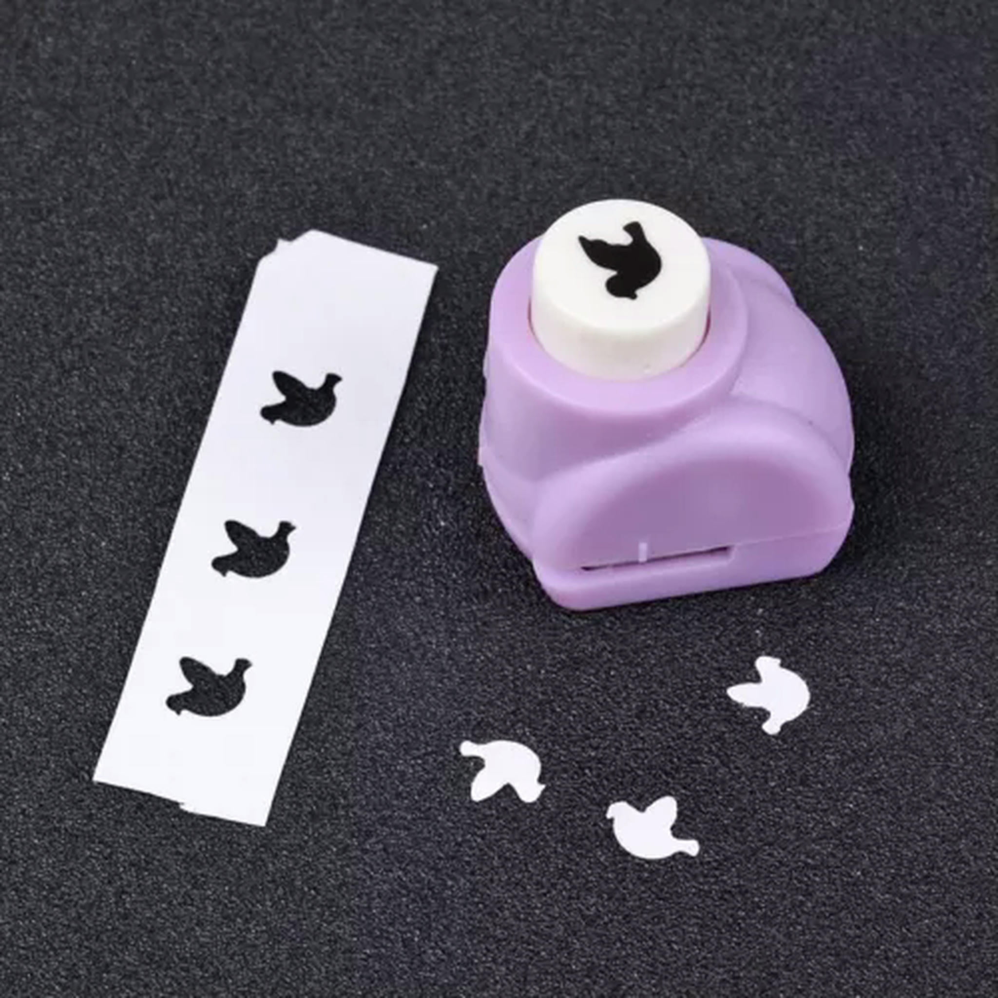 U8MO Random Color Mini Plastic Paper Punches Craft Cutter Scrapbooking ...