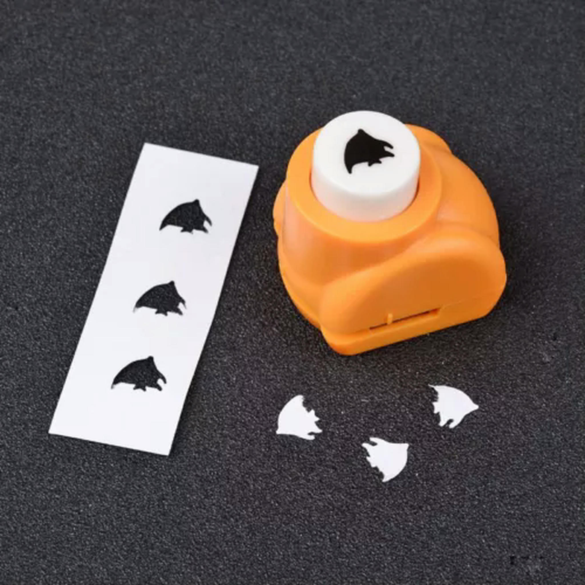 U8MO Random Color Mini Plastic Paper Punches Craft Cutter Scrapbooking ...
