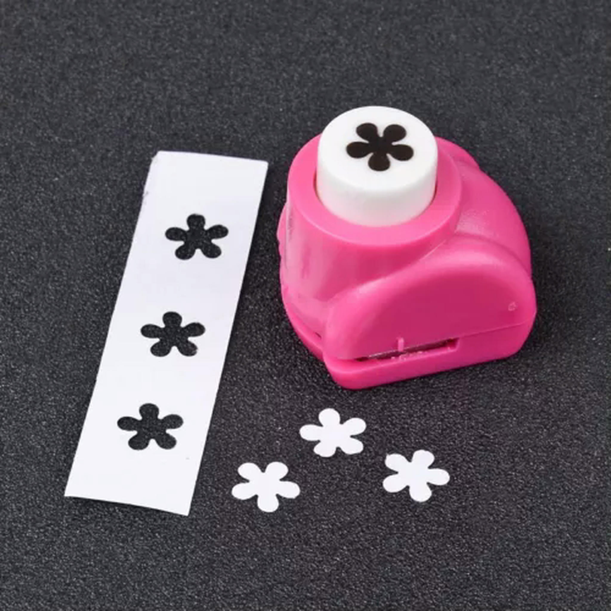 U8MO Random Color Mini Plastic Paper Punches Craft Cutter Scrapbooking ...