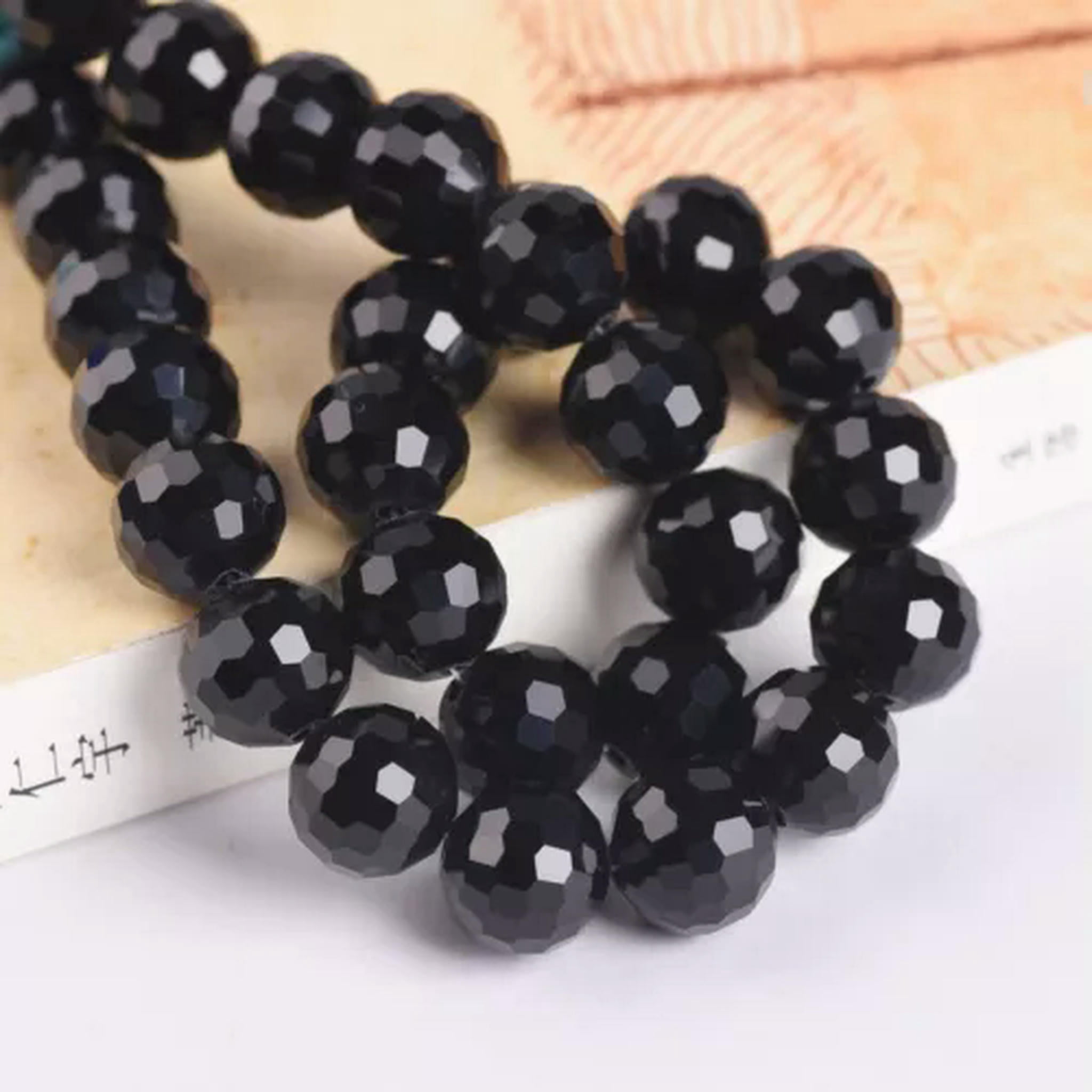 U8MO Round Disco Ball 6mm 8mm 10mm 12mm 96 Facets Faceted Crystal Glass ...