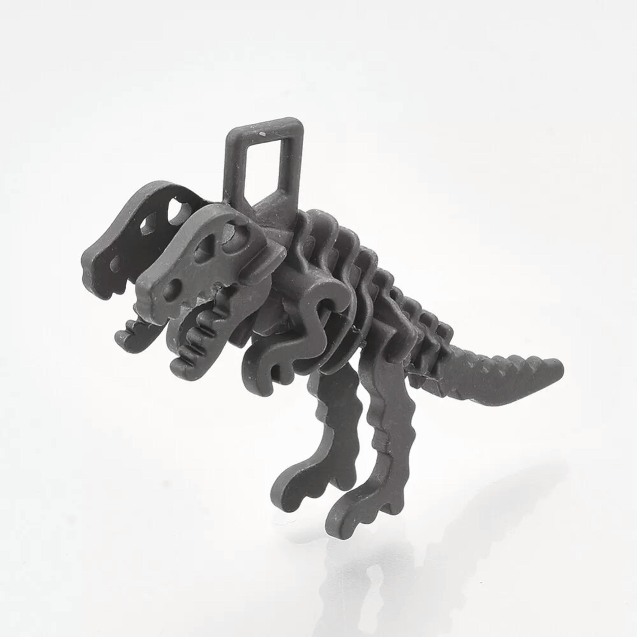 U8MO T-Rex Pendant Dinosaur Bones Charm Matte Black Prehistoric Jewelry ...
