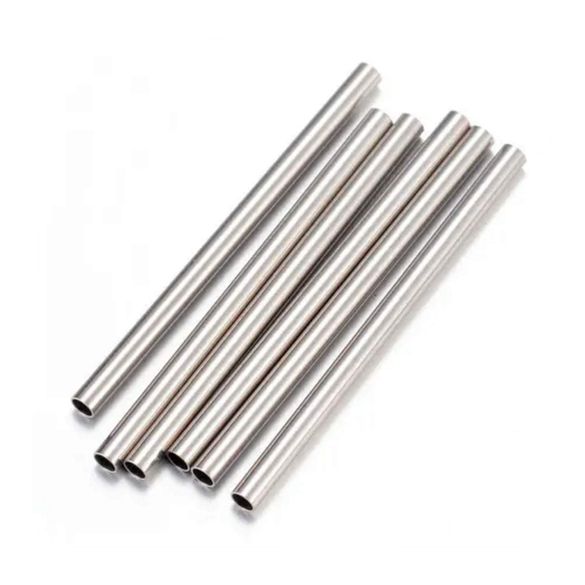 U8MO Wholesale 304 Stainless Steel Straight Tube Beads Smooth Noodle ...