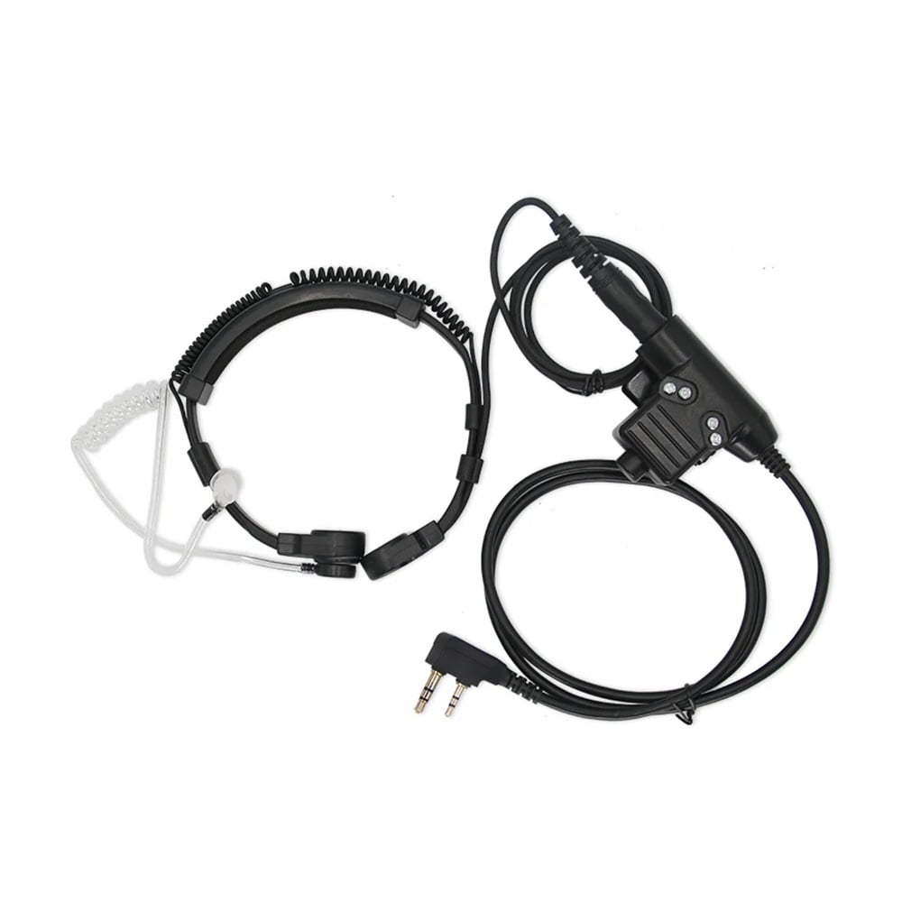 U94 PTT+7.1mm Tactical Telescopic Throat Controlled Walkie Talkie ...