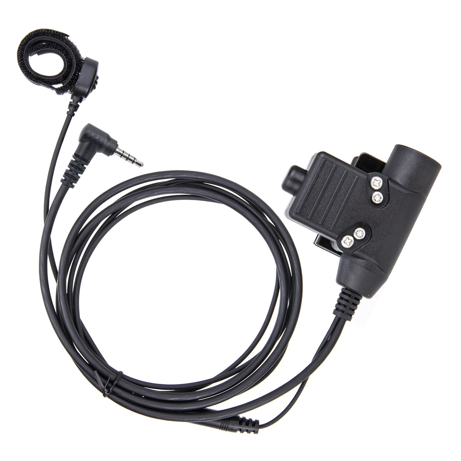 U94 PTT Cable Connector Boom Microphone for Yaese VX‑3R Walkie Talkie ...