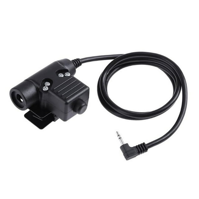 U94 Push To Talk PTT Adapter For BaoFeng UV-5R Kenwood Walkie Talkie ...