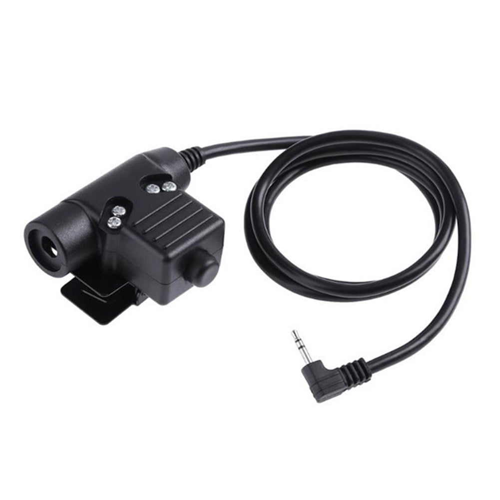 U94 Push To Talk Ptt Adapter for Baofeng -5R for Kenwood Walkie Talkie ...