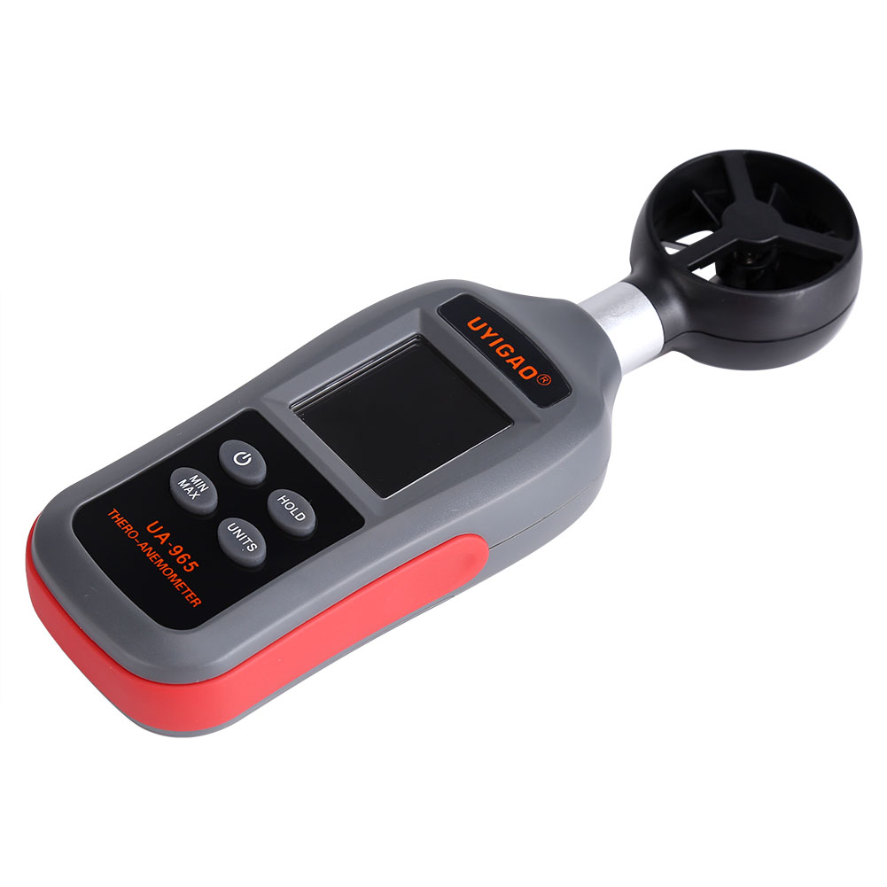 UA-965 Digital Mini Wind Air Speed Meter Anemometer Temperature Test ...