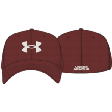 Under Armour Men's UA ArmourVent Stretch Hat 1361530-001 Black/Pitch ...