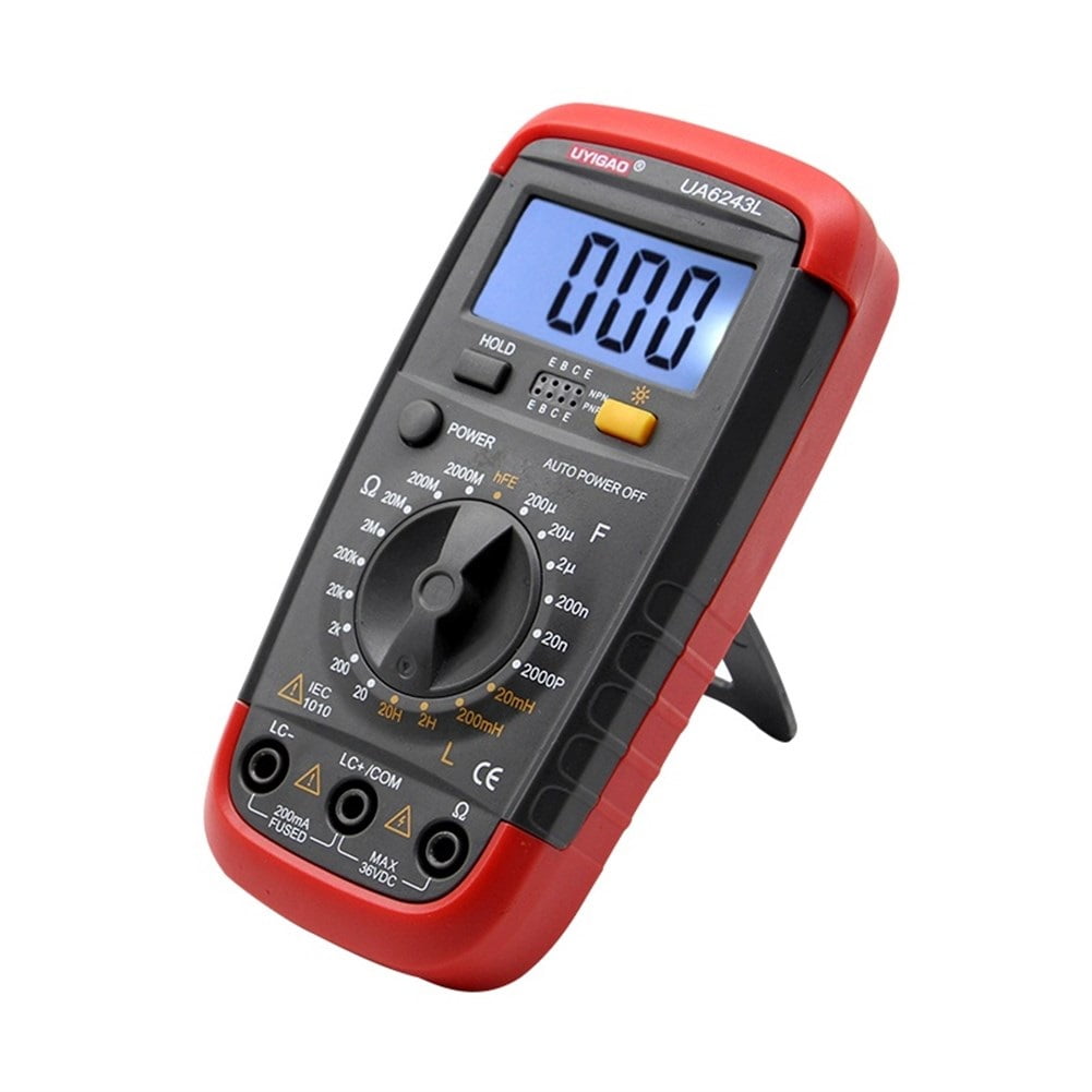 UA6243L Auto Range Digital LCD Capacitor Capacitance Test Meter ...