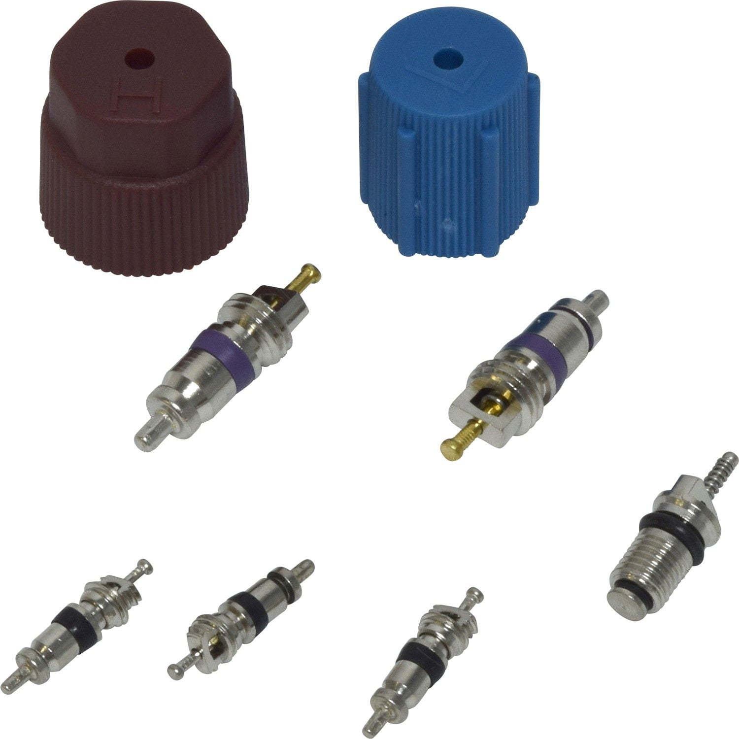 UAC A/C System Valve Core and Cap Kit - VC 2912C - Walmart.com