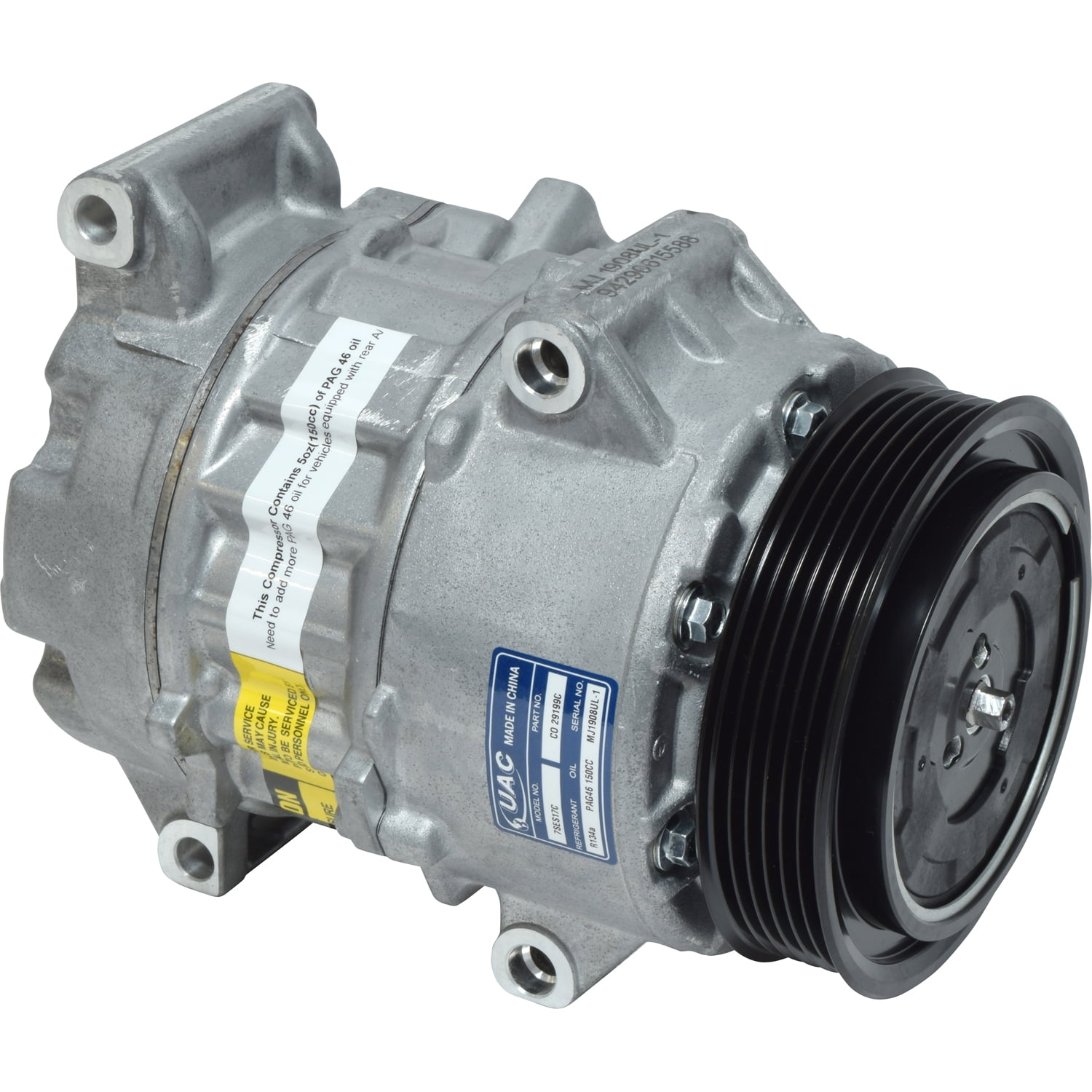UAC CO 29199C Uac 7ses17c Compressor Assembly - Walmart.com