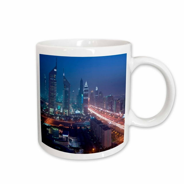 UAE, Dubai, Emirates, Sheikh Zayed, City skyline-AS44 WBI0133 - Walter ...