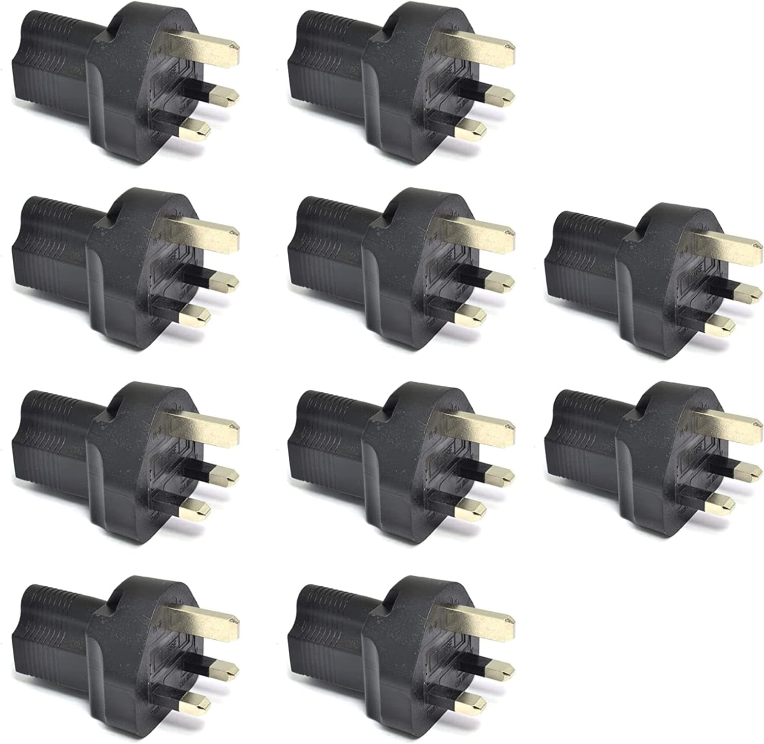 UAE Hong Kong BS-1363 Travel Power Plug Adapter Accepts NEMA 5-15R ...