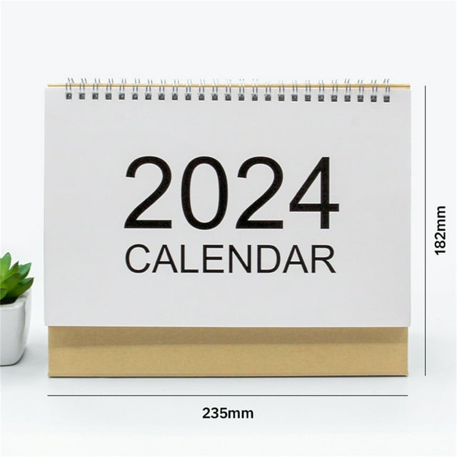 UAEBM 2024 Monthly Desk Calendar for School and Office, Efficient ...