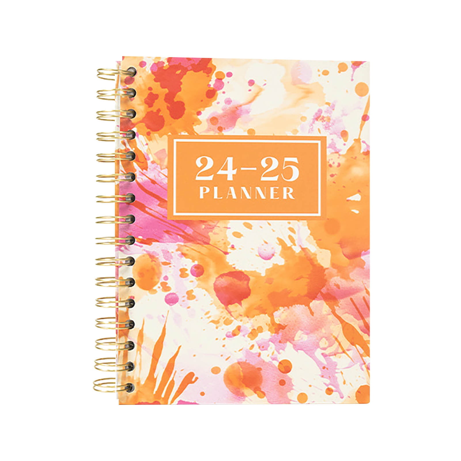 UAEBM 2024 Year Month Plan Book, A5 Schedule Book, Flower Hardshell ...