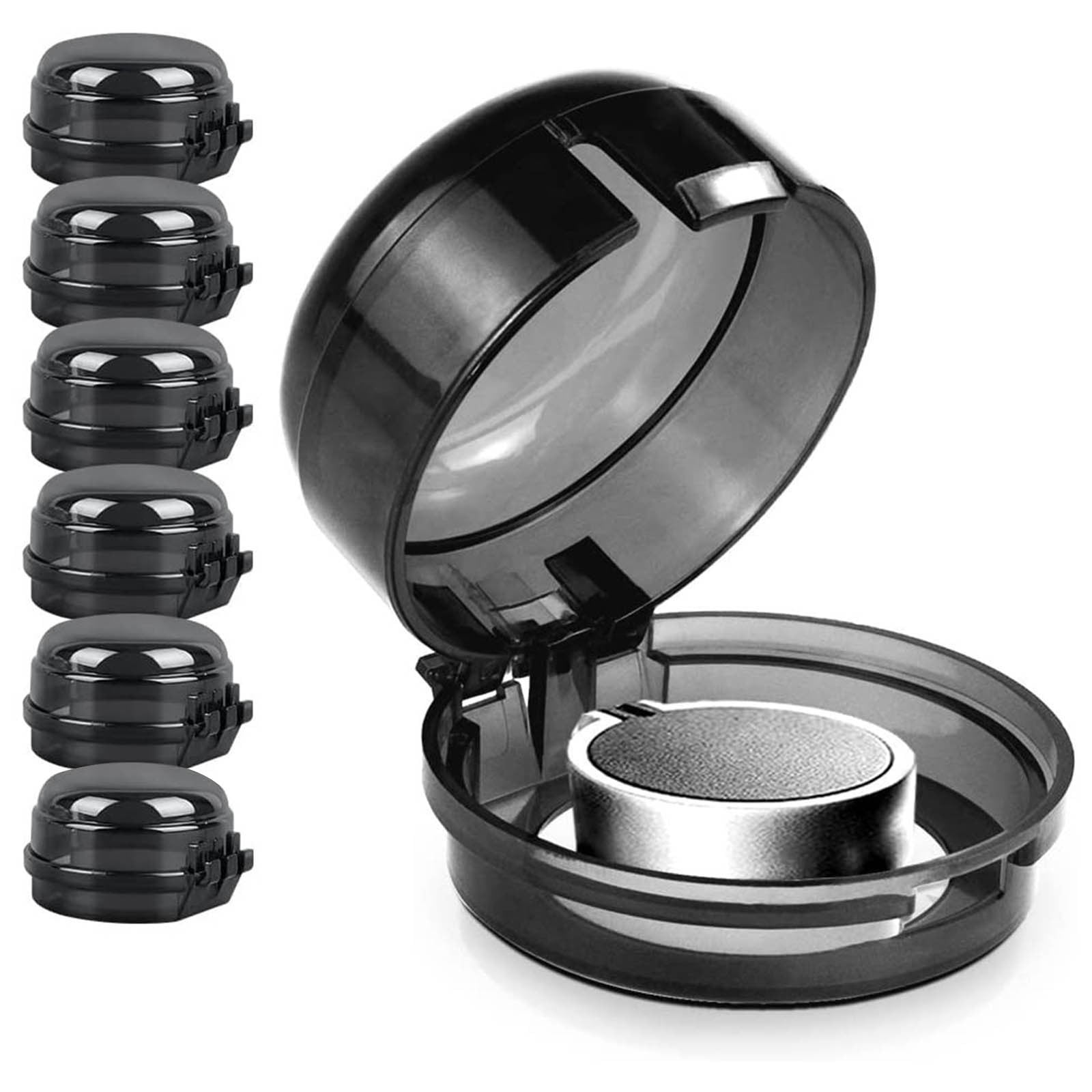 UAEBM 6-Pack Gas Stove Knob Safety Covers Child Proof and Heat ...