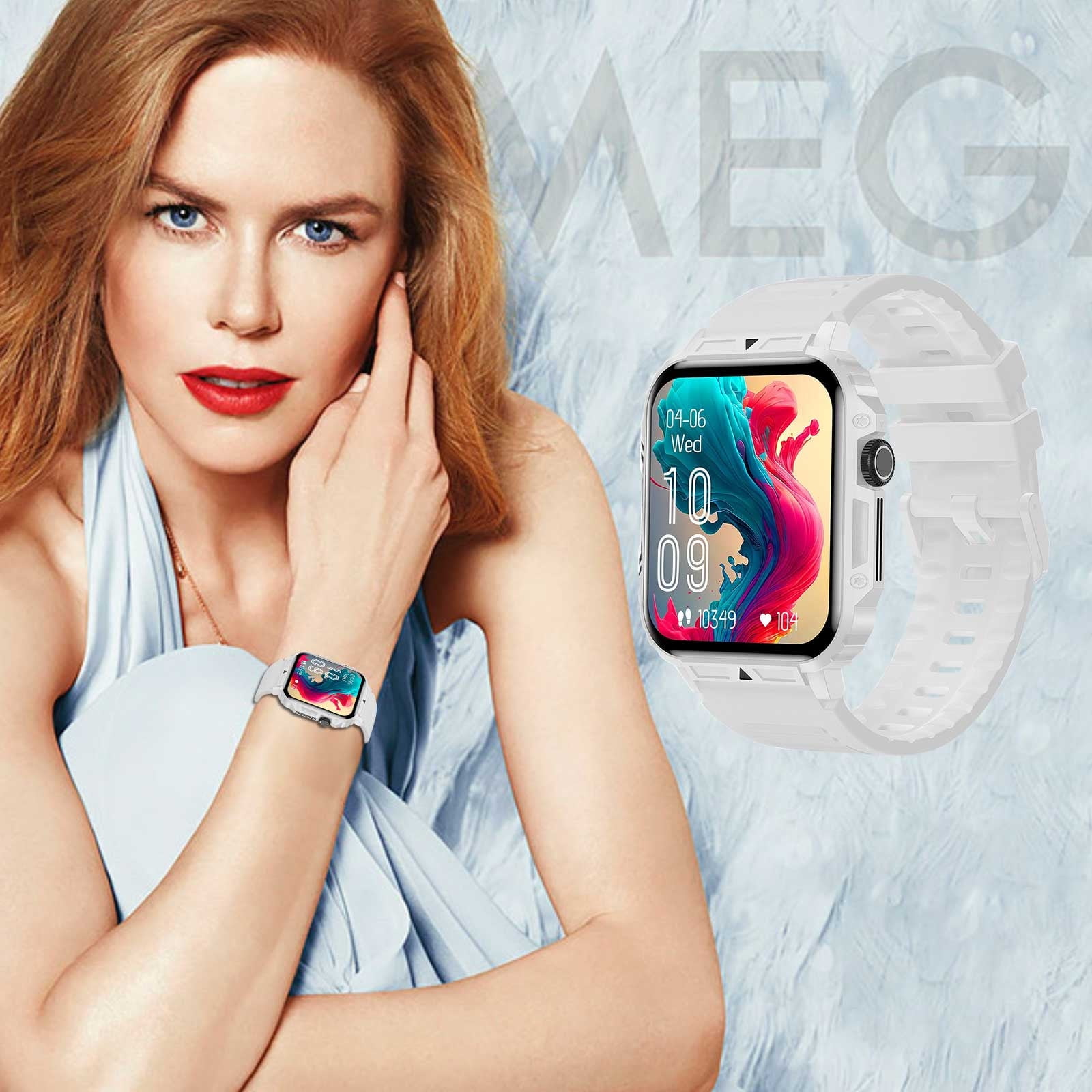 UAEBM Bluetooth Call Smart Watch with Offline Payment - Large Display ...