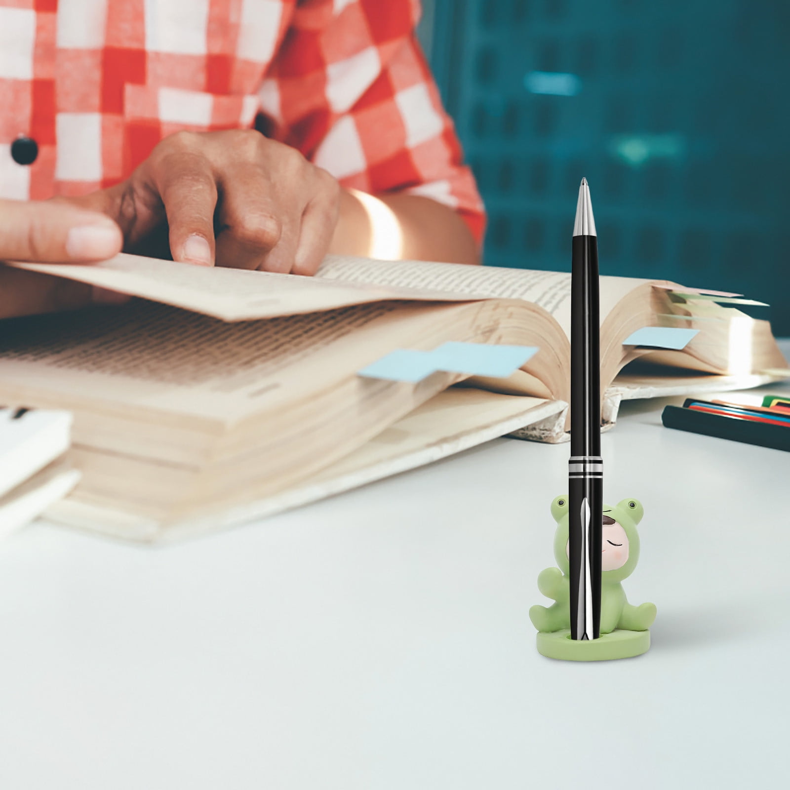 UAEBM Cute Toothbrush Holder for Kids, Resin Pen Pencil Holder, Mini ...