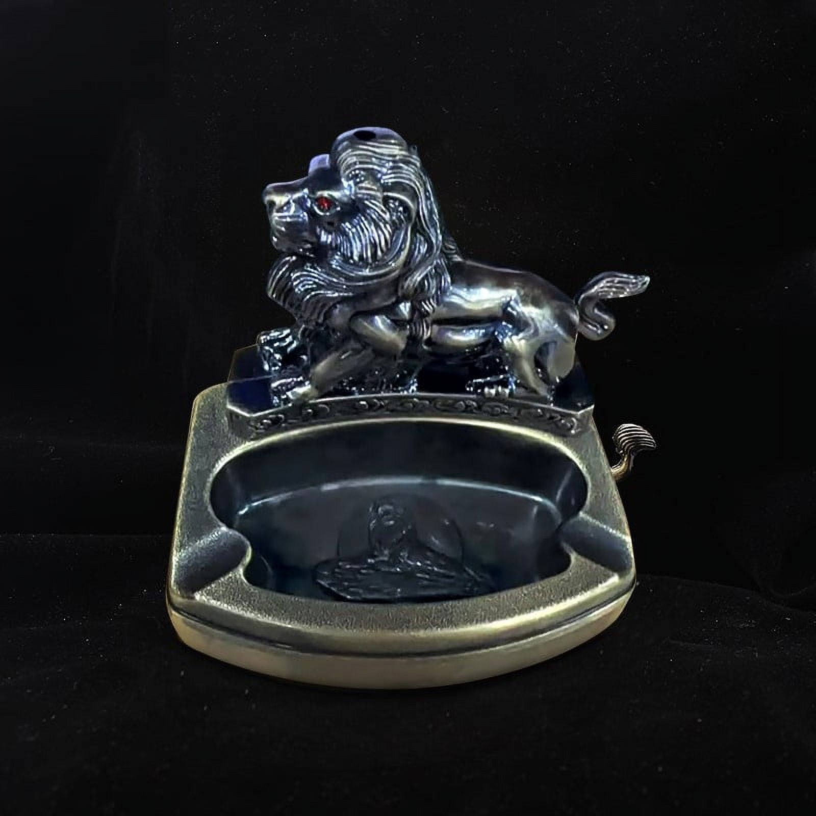 UAEBM Decorative Ashtrays Set with Butane Lighter Gift for Smokers Home ...