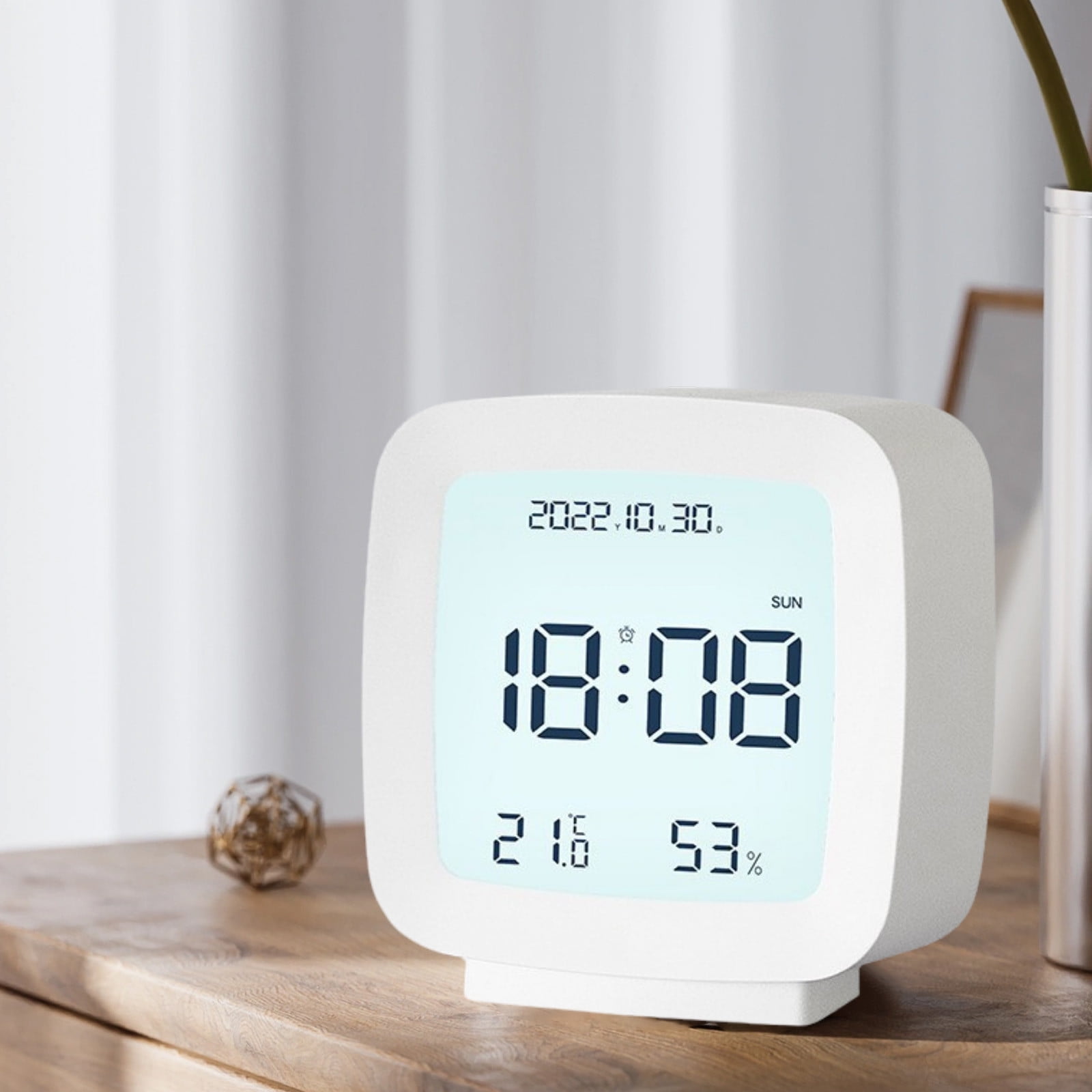 UAEBM Digital Electronic Clock LED Display Electronic Clock Stereo ...